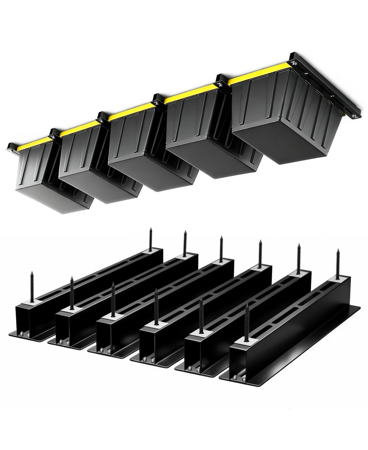 Click here for Xdovet Overhead Garage Storage Rack Tote Bin Syste... prices