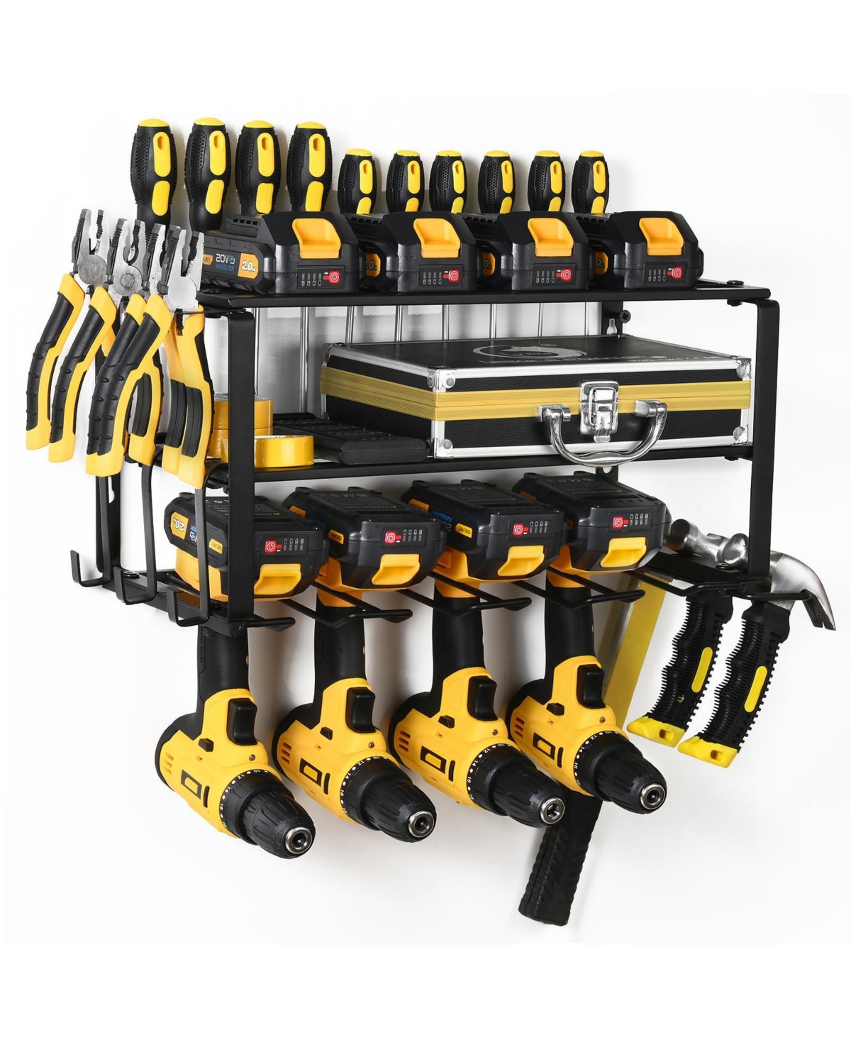 Click here for Xdovet Wall Mount Power Tool Organizer 3 Layers Dr... prices