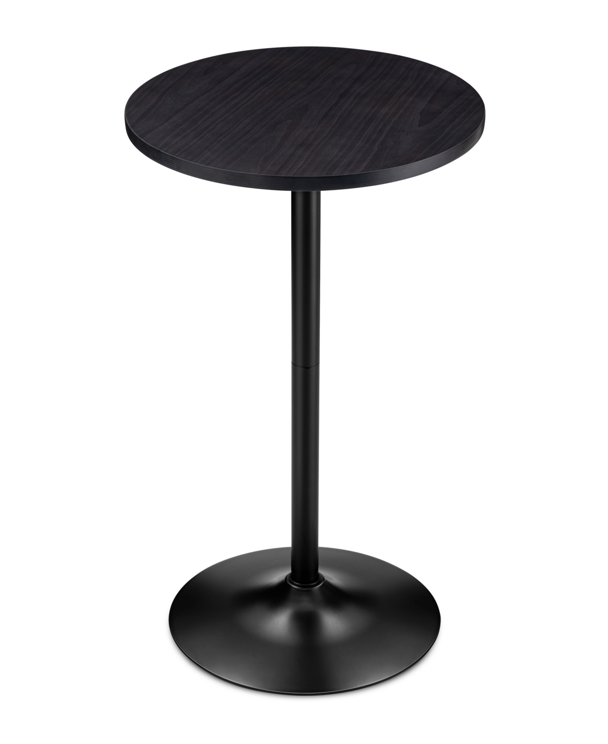 Click here for Glitzhome Modern 39.5 Metal Round Bar Table - Blac... prices