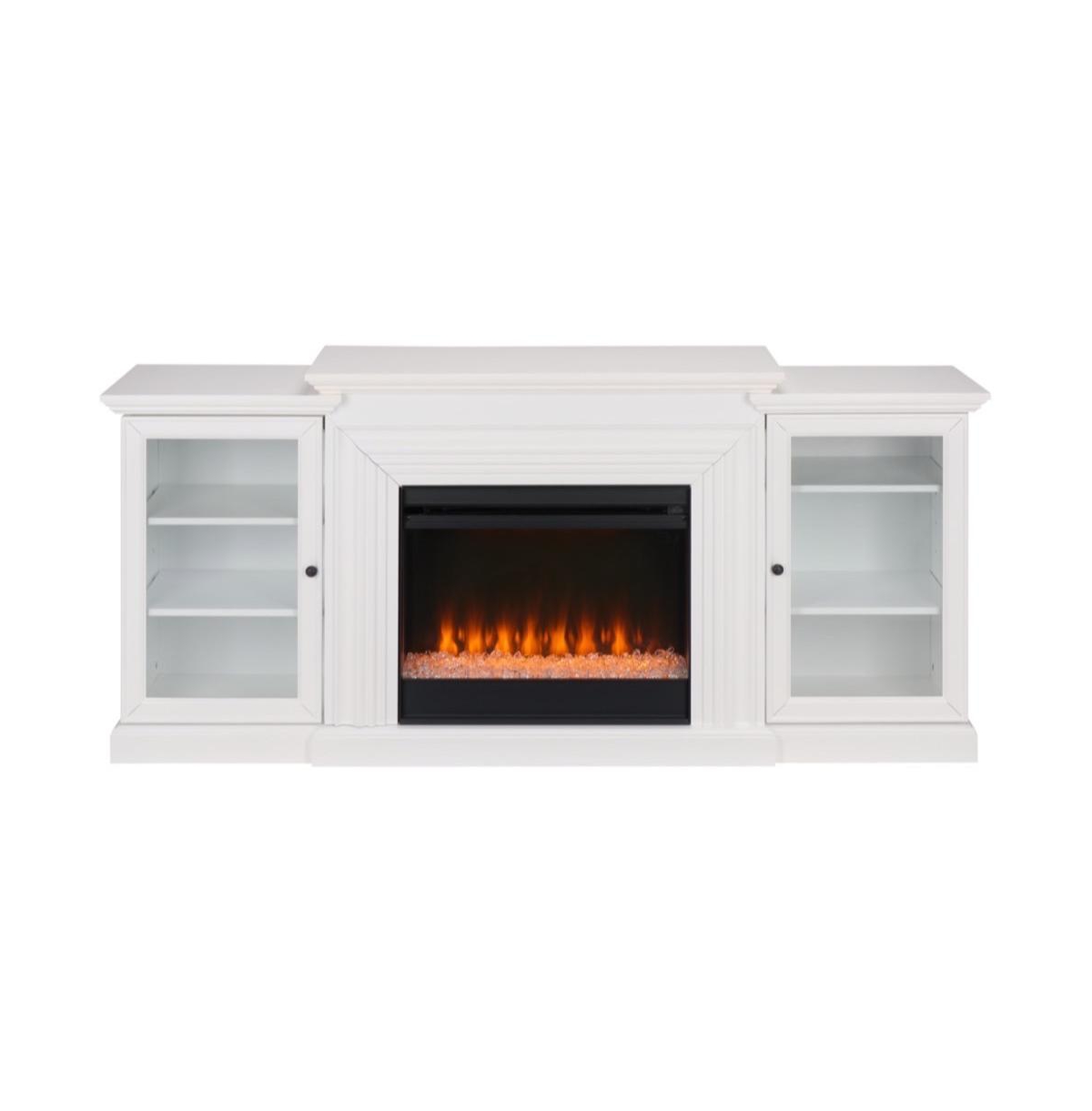 Click here for Augusta Home Lincoln 4 Shelf Electic Fireplace - W... prices