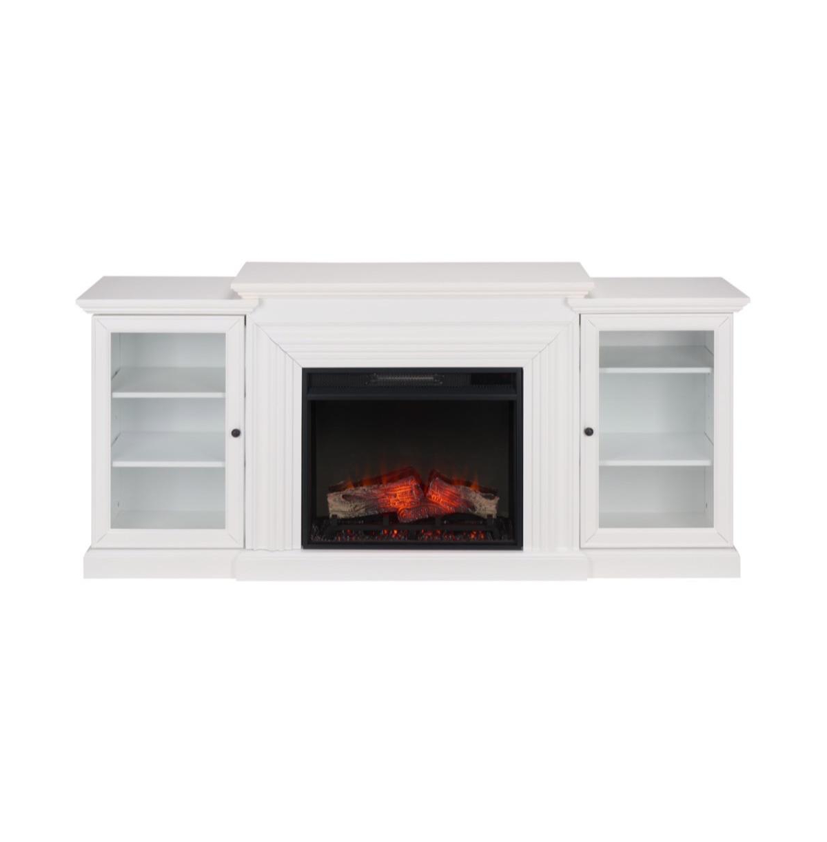Click here for Augusta Home Lincoln 4 Shelf Electic Fireplace - W... prices