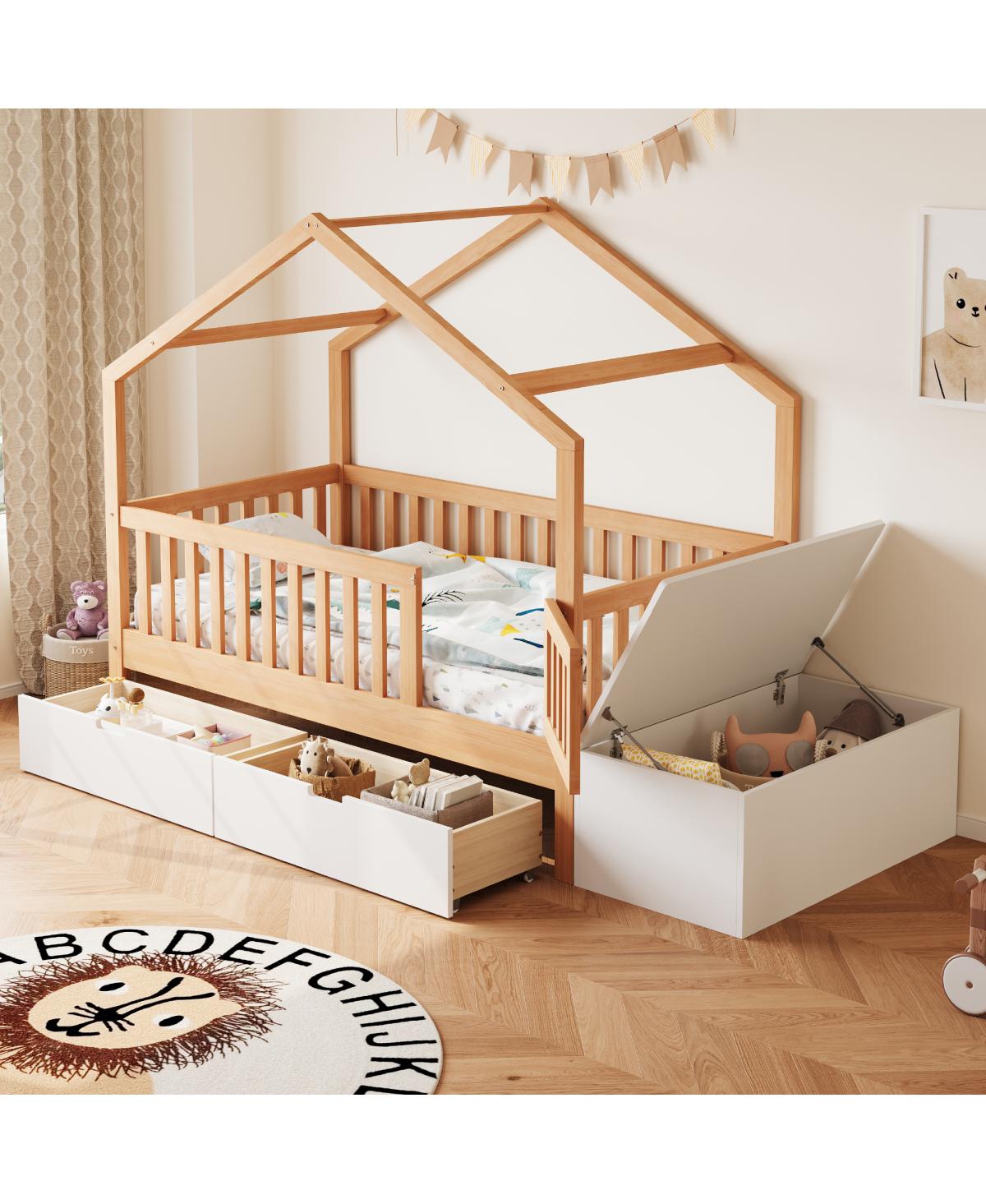 Click here for Streamdale Furniture Toddler Playhouse Bed with St... prices