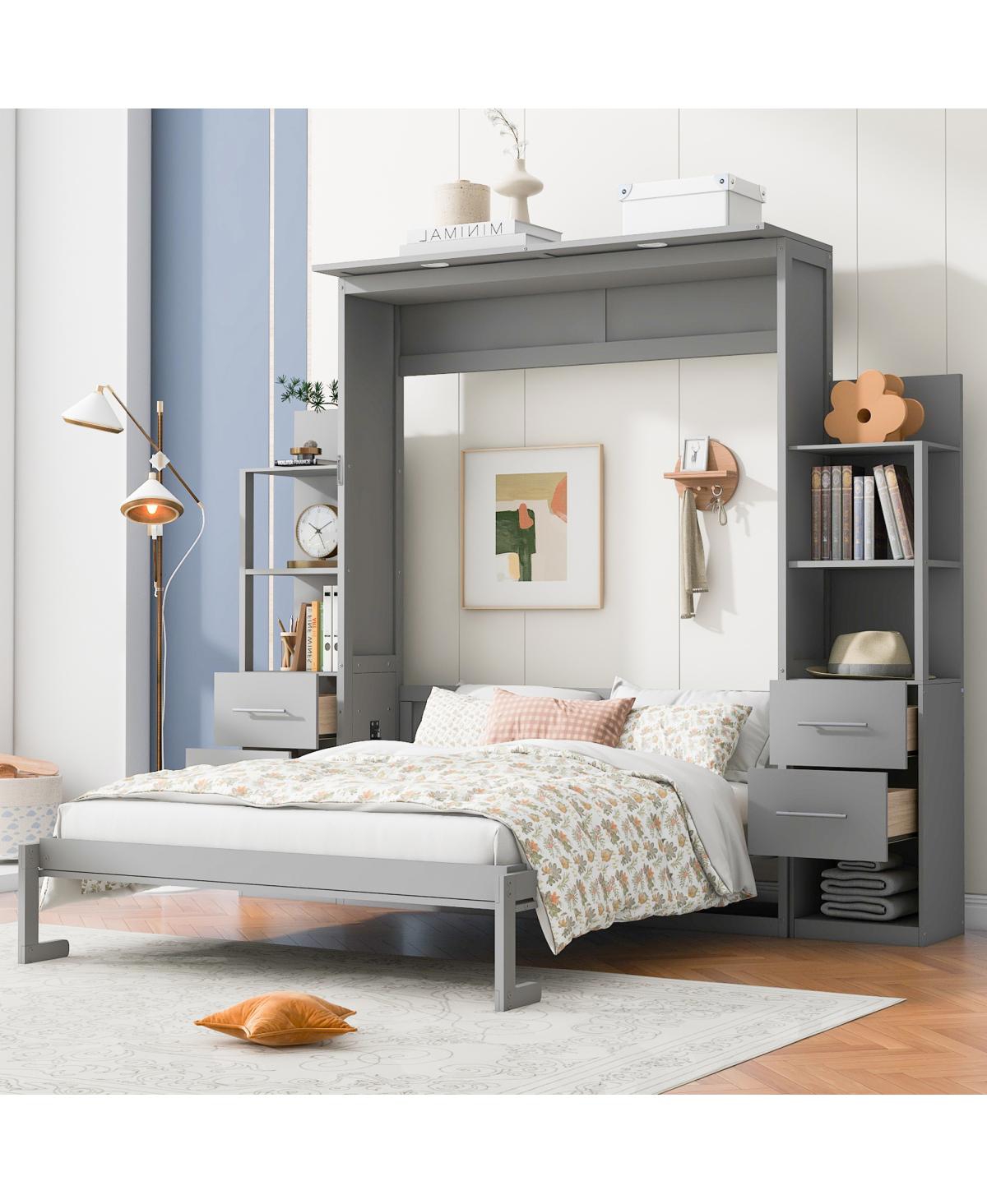 Click here for Streamdale Furniture Queen Size Murphy Bed Wall Be... prices