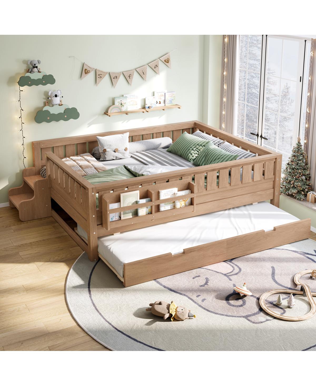Click here for Streamdale Furniture Full Loft Bed with Bookshelve... prices