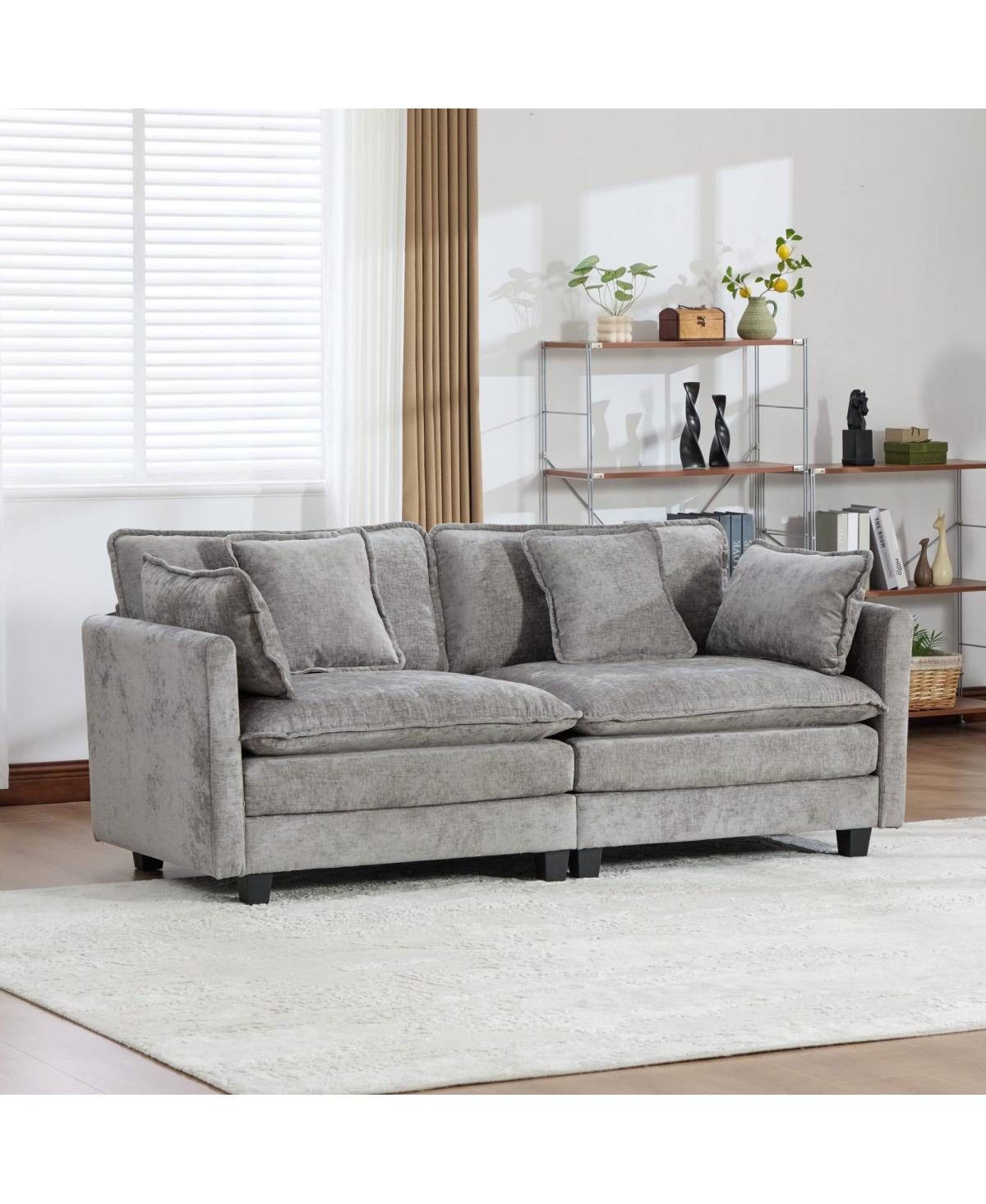 Click here for Streamdale Furniture Modular Cloud Sofa with Soft... prices