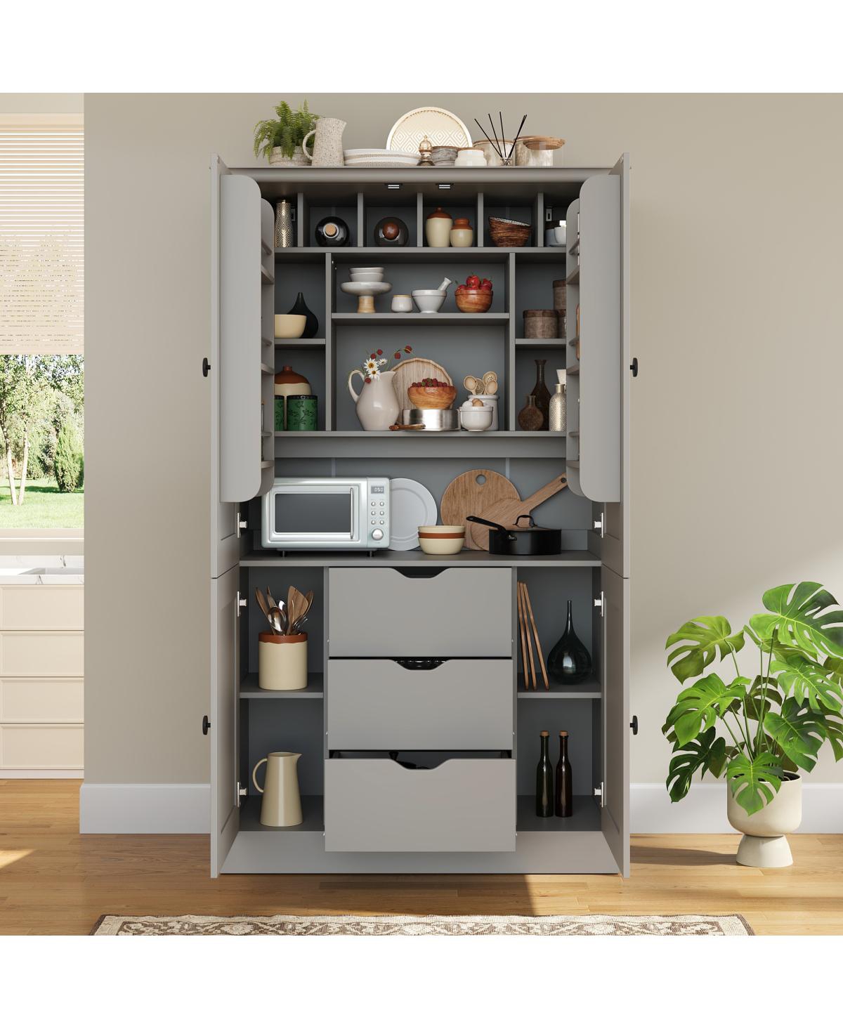 Click here for Streamdale Furniture Freestanding Kitchen Pantry C... prices