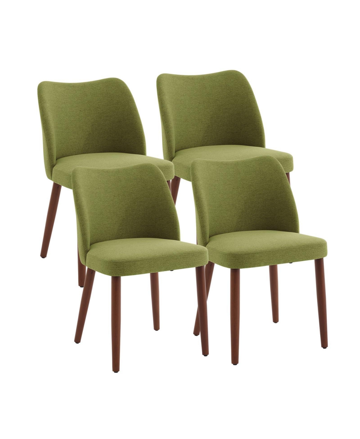 Click here for gaomon Set of 4 Linen Upholstered Dining Side Chai... prices
