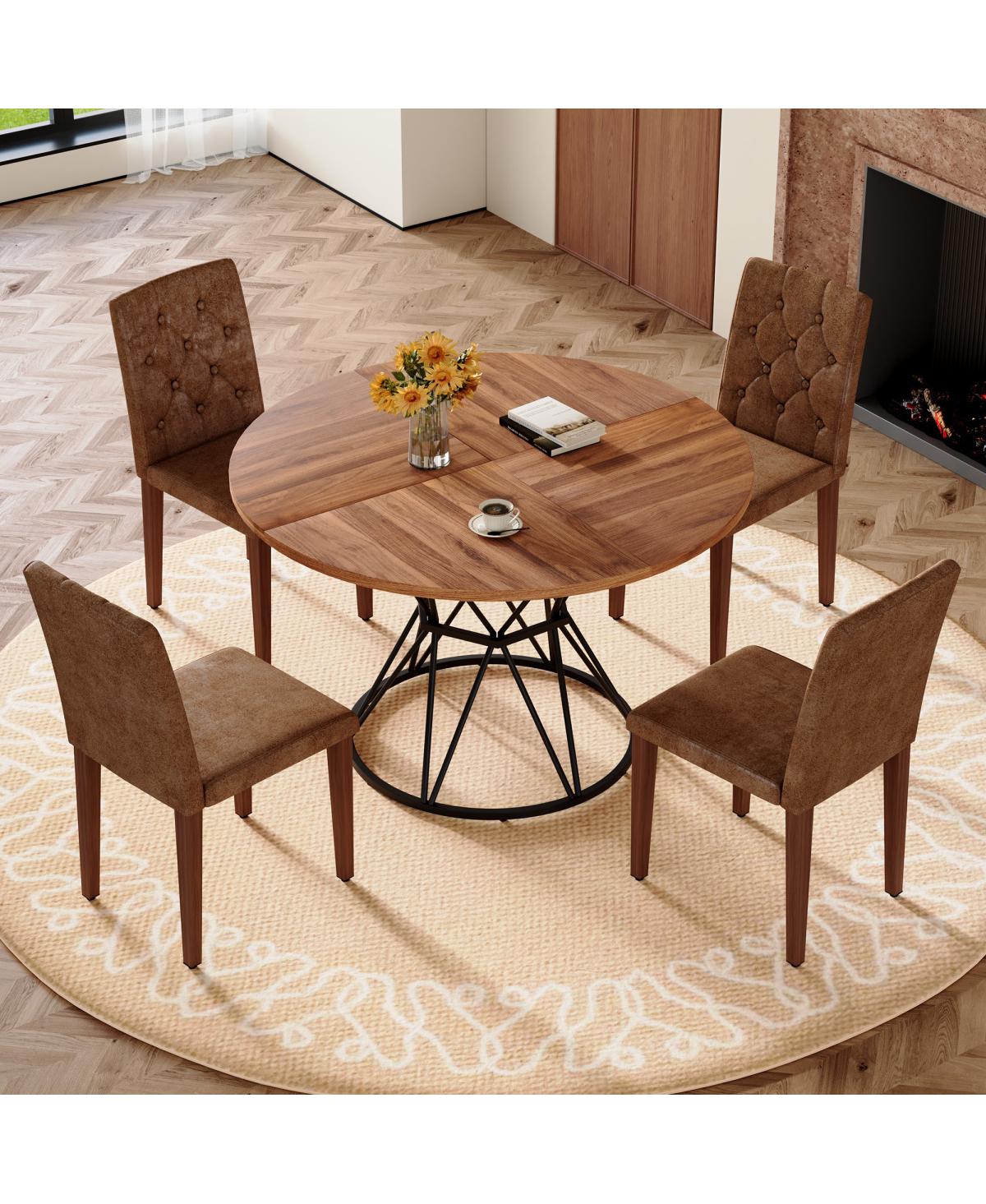 Click here for Streamdale Furniture 47.3 inch Mdf Round Table and... prices