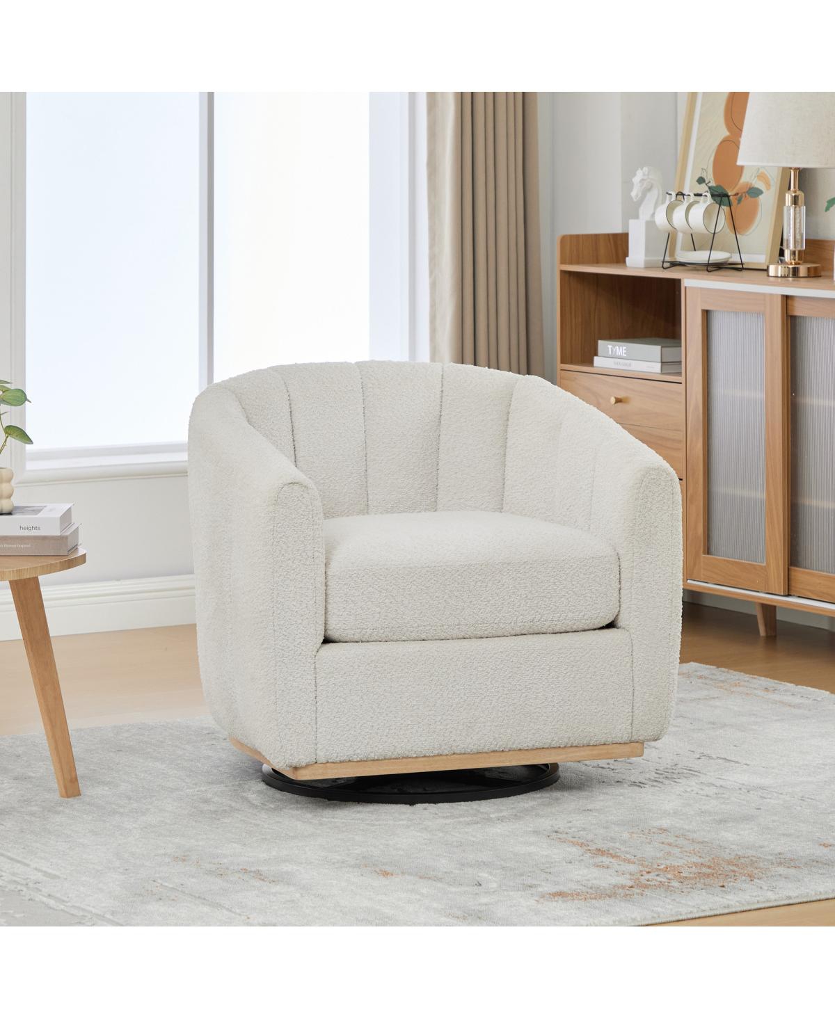 Click here for Streamdale Furniture Modern Chenille 360 Swivel Ba... prices