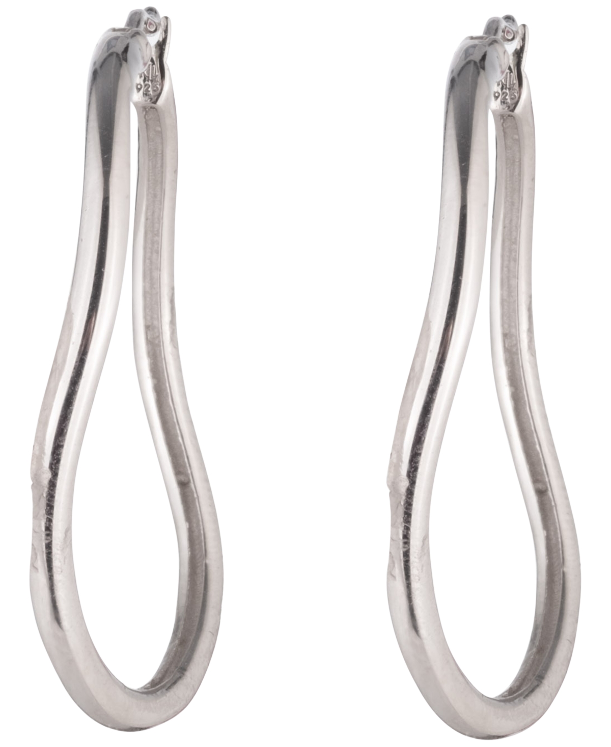 Click here for Lauren Ralph Lauren Sterling Silver Hoop Earrings... prices