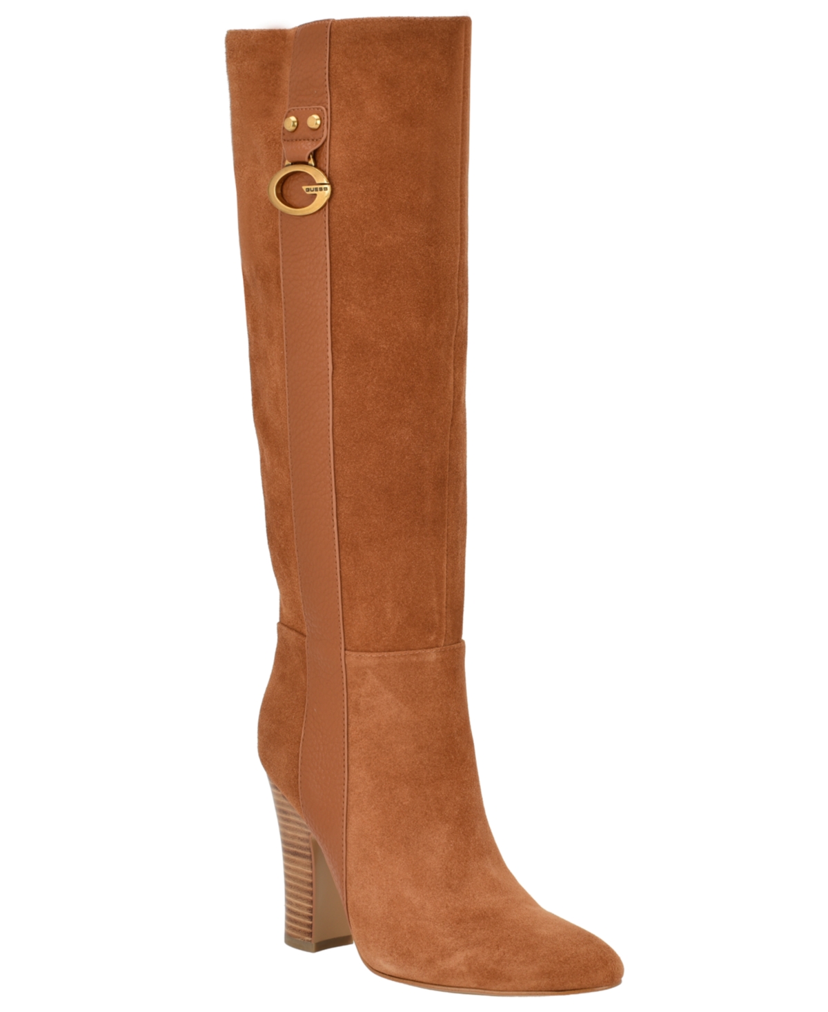 Click here for Guess Womens Tyne Signature G Tall Pointed Toe Boo... prices