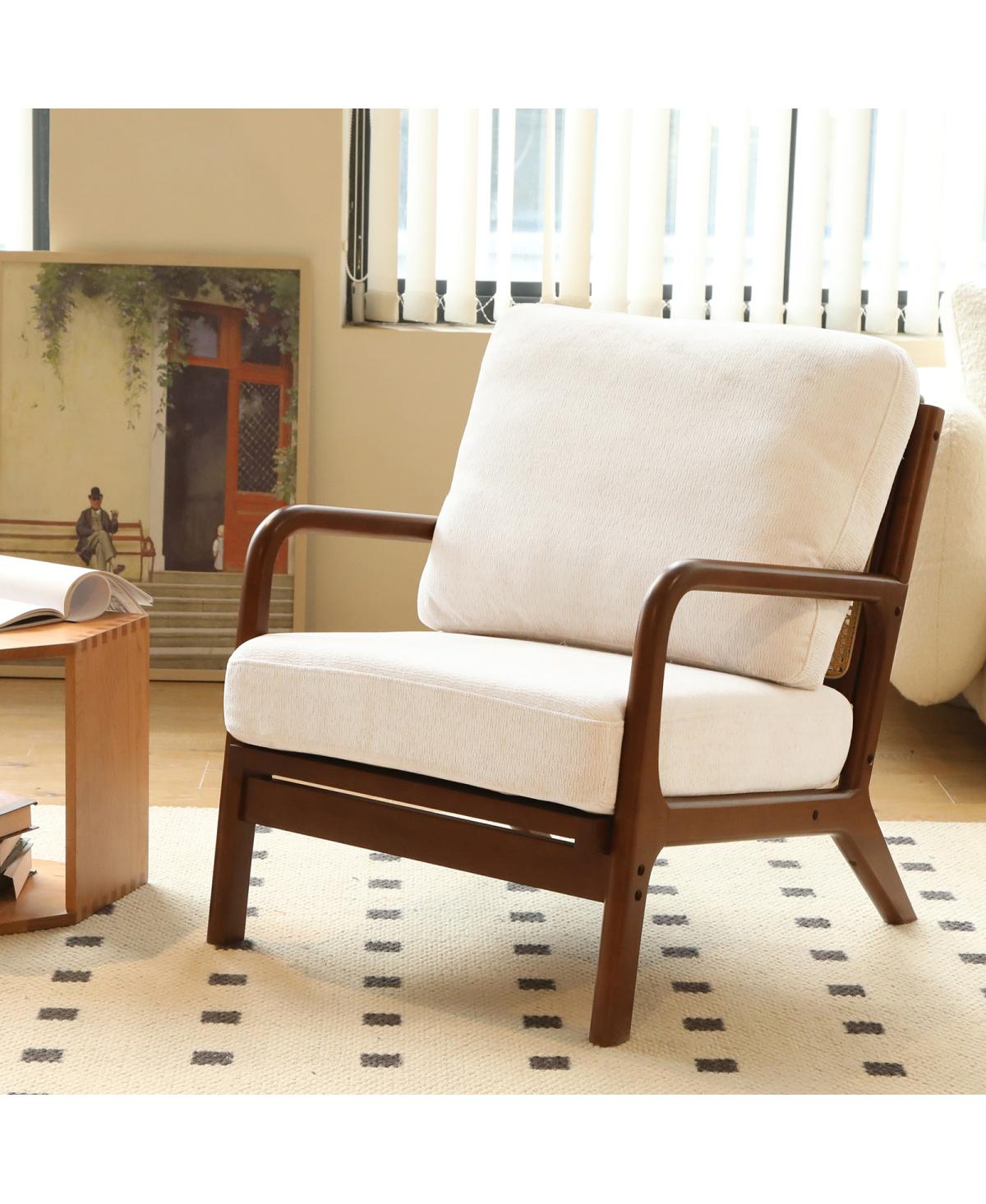 Click here for Streamdale Furniture Cute Accent Chair with Solid... prices