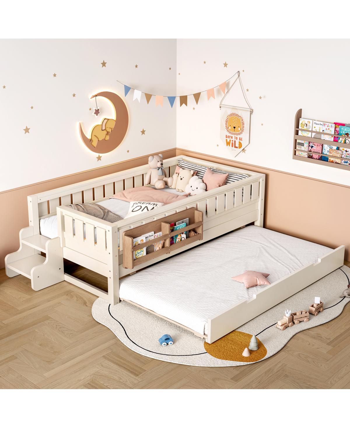 Click here for Streamdale Furniture Twin Bed with Bookshelves Sta... prices