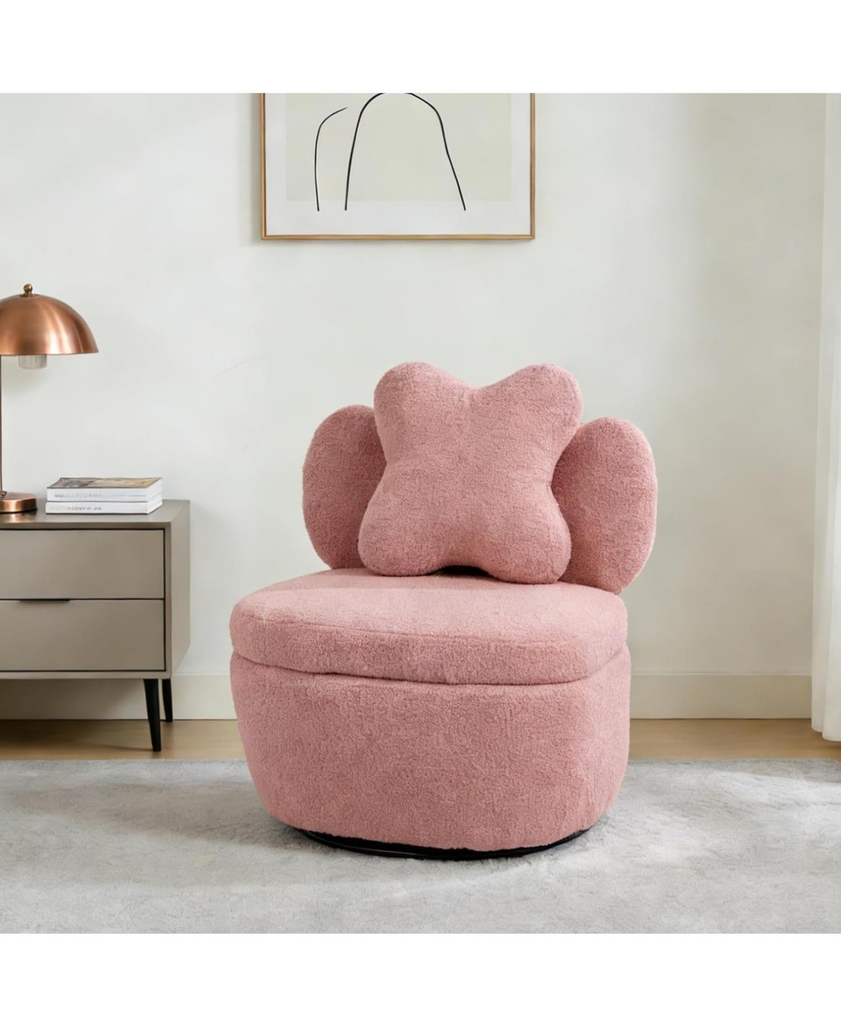 Click here for gaomon 360degree(s) Swivel Accent Chair with Stora... prices