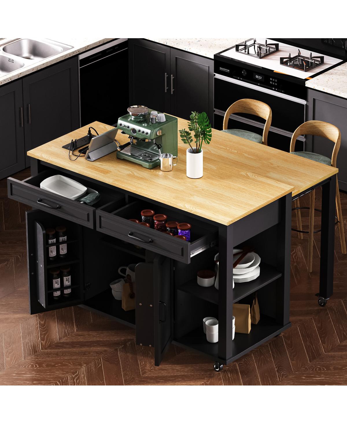 Click here for Streamdale Furniture 47 Kitchen Island with Extend... prices