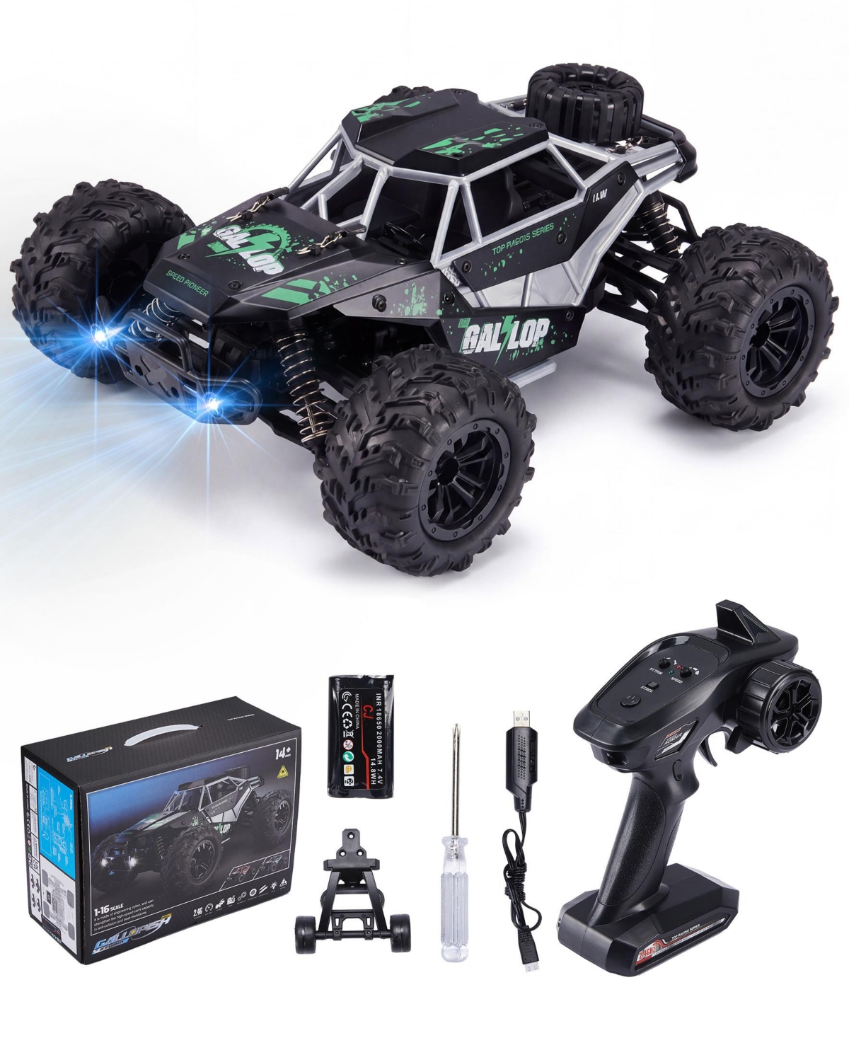 Click here for Sugift Remote Control Car 1:16 Scale 4WD Off Road... prices