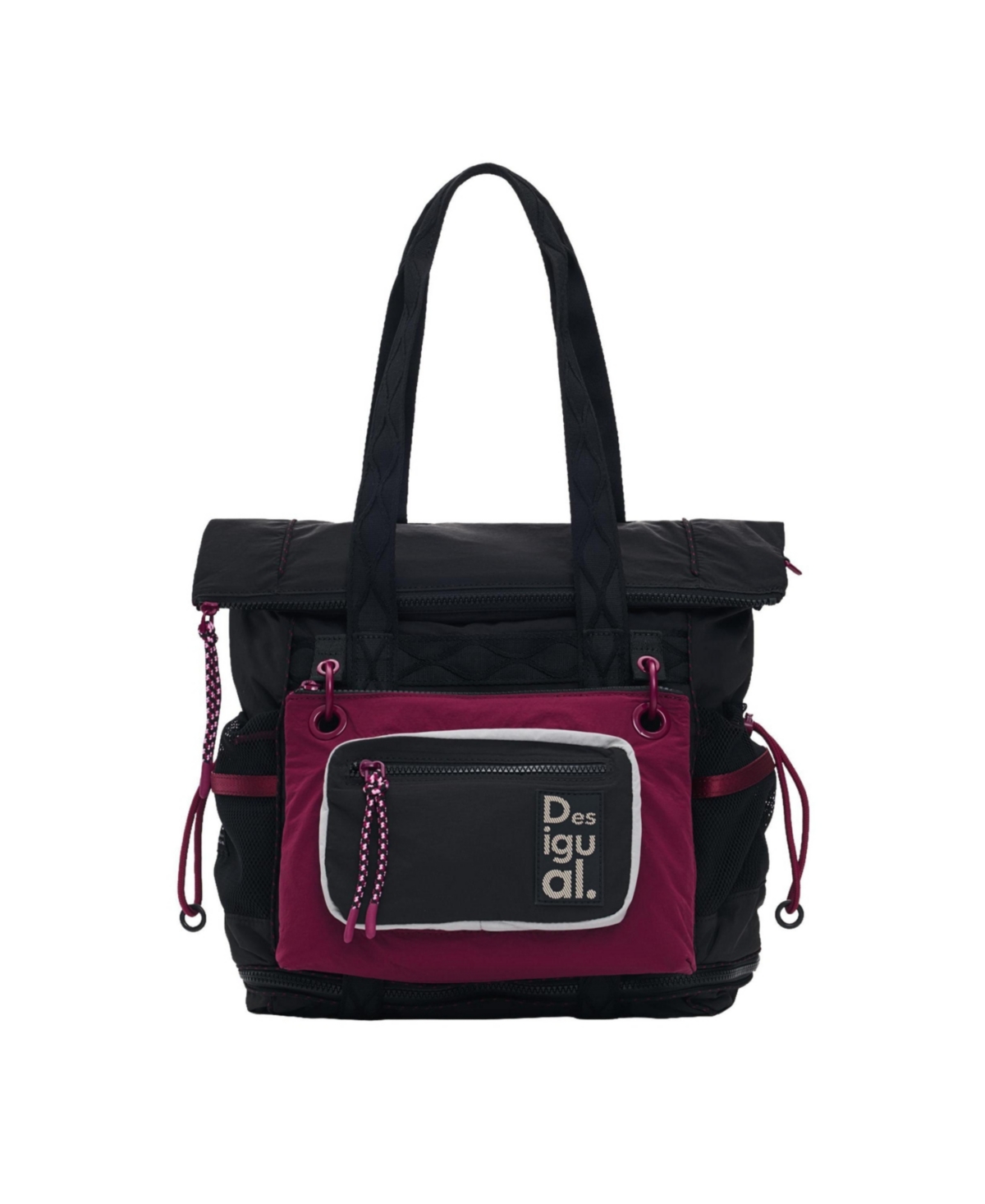Click here for Desigual Womens Large nylon backpack - Black prices