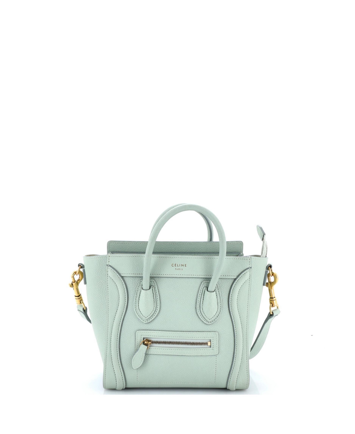 Click here for Pre-Owned Celine Nano Luggage Bag Grainy Leather -... prices