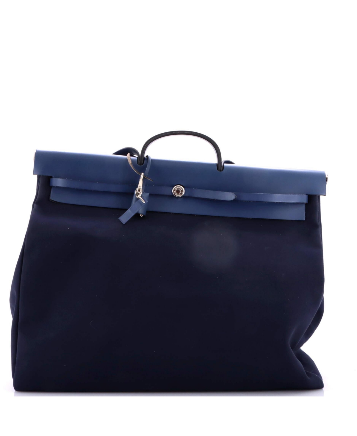 Click here for Pre-Owned HERMES Herbag Cabine Toile and Leather -... prices