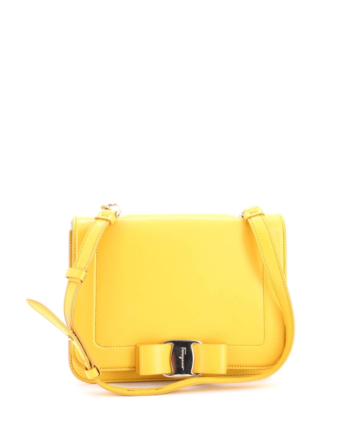 Click here for Pre-Owned Salvatore Ferragamo Small Vara Bow Cross... prices