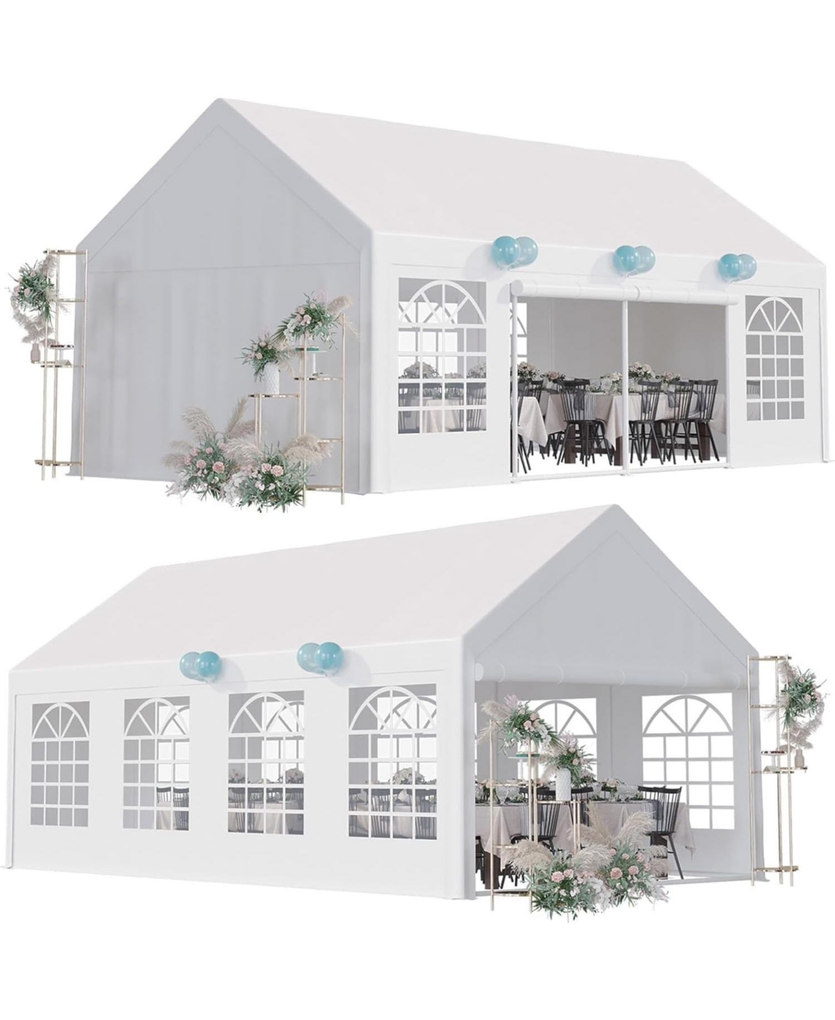 Click here for gaomon Party Tent Heavy Duty Wedding Canopy with L... prices
