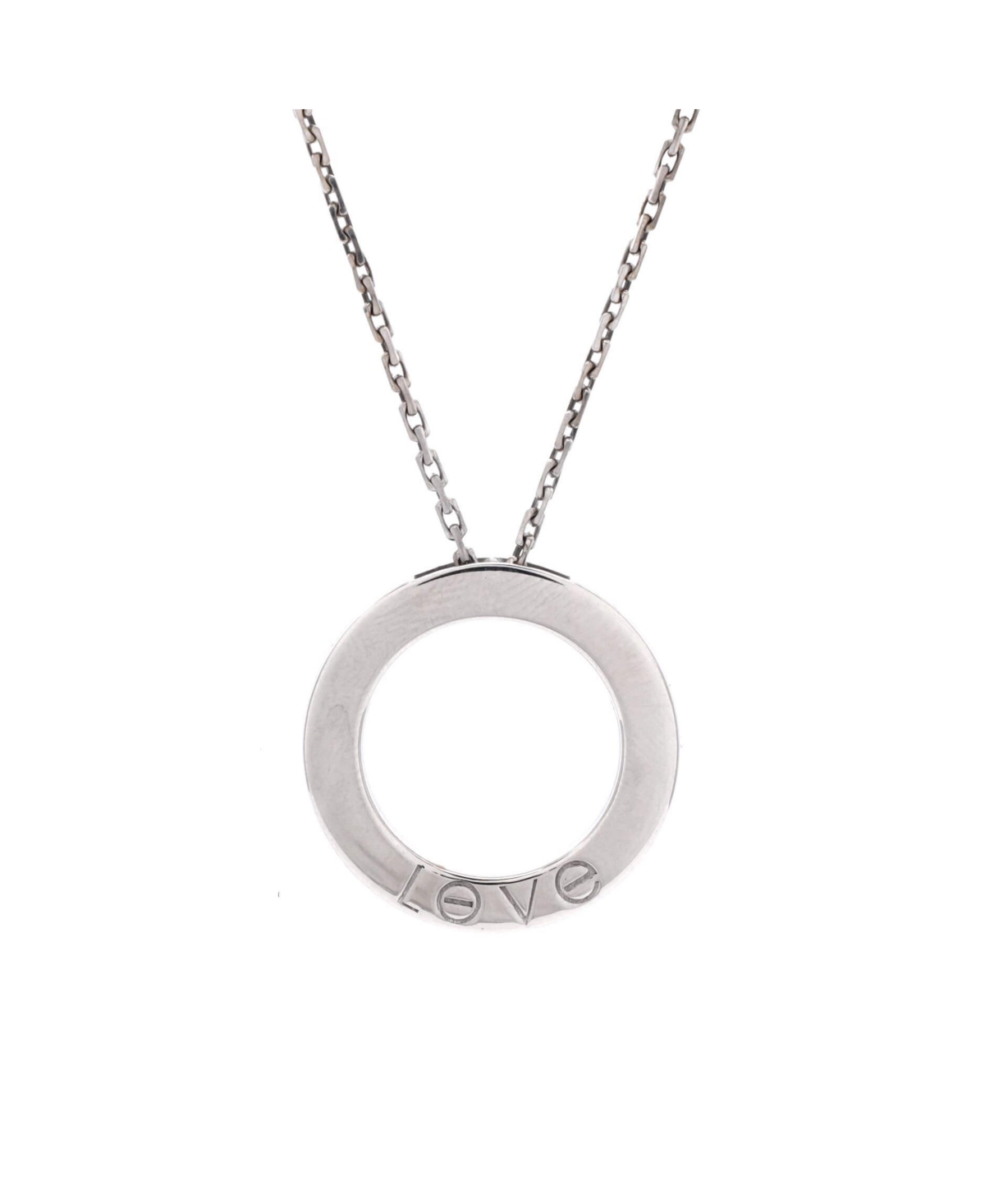 Click here for Pre-Owned Cartier 6 Diamonds Love Pendant Necklace... prices