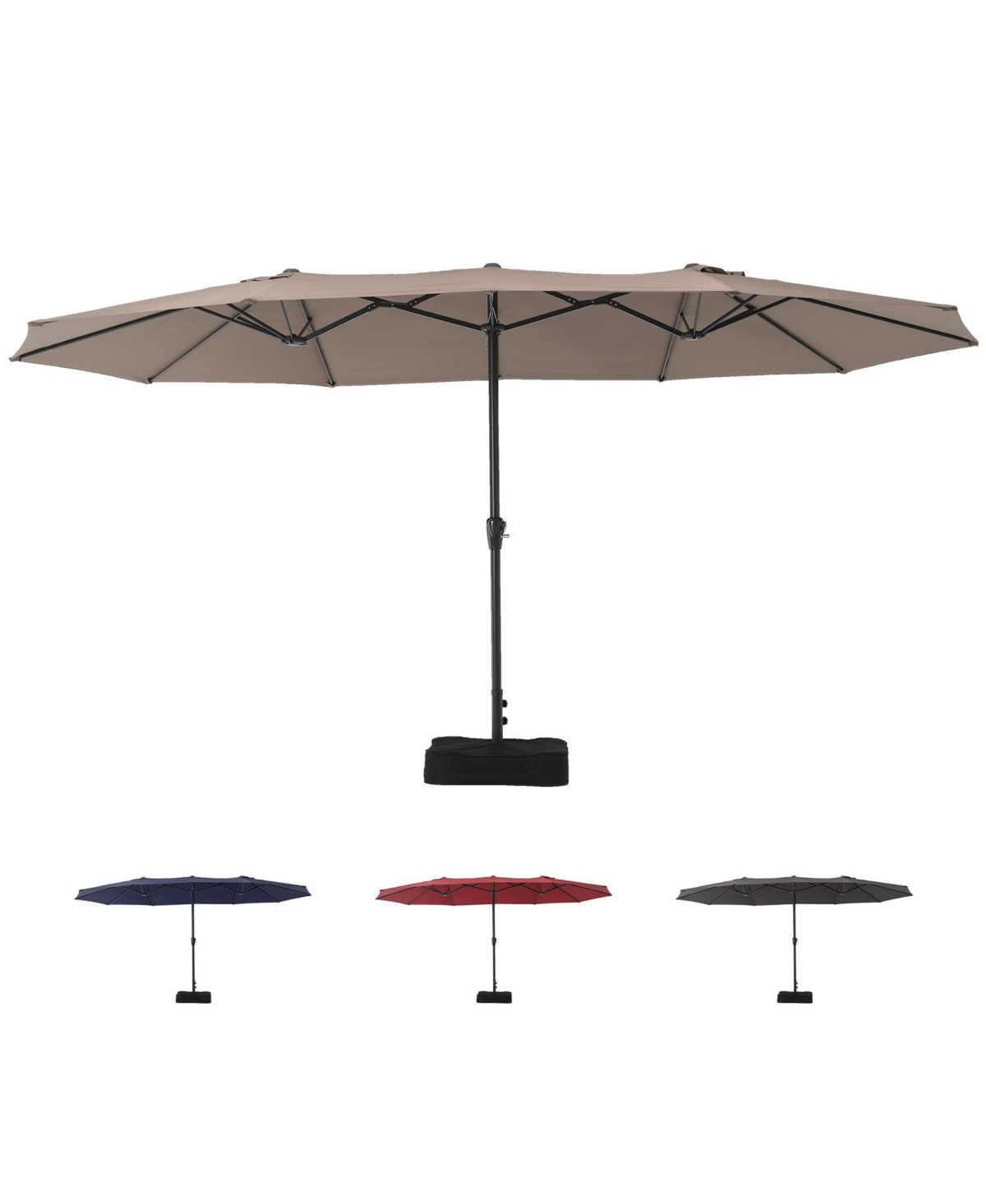Click here for gaomon Extra Large Double-Sided Patio Umbrella wit... prices