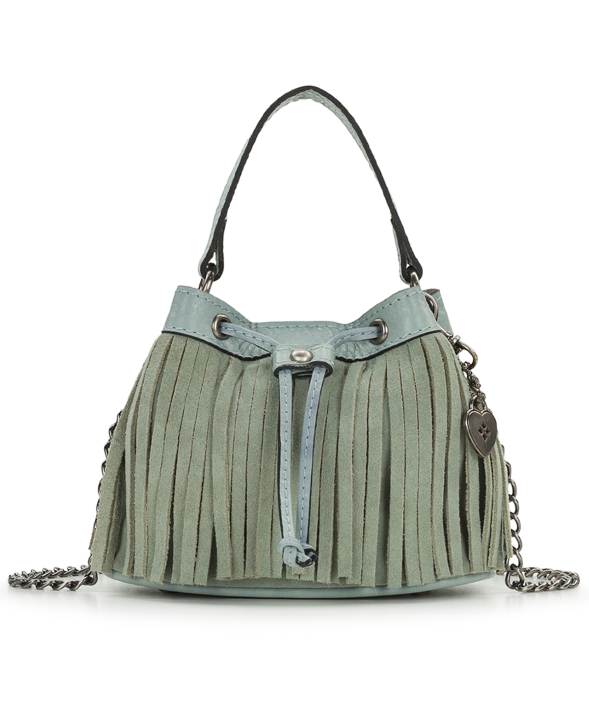 Click here for Patricia Nash Elisa Suede Drawstring Mini Crossbod... prices