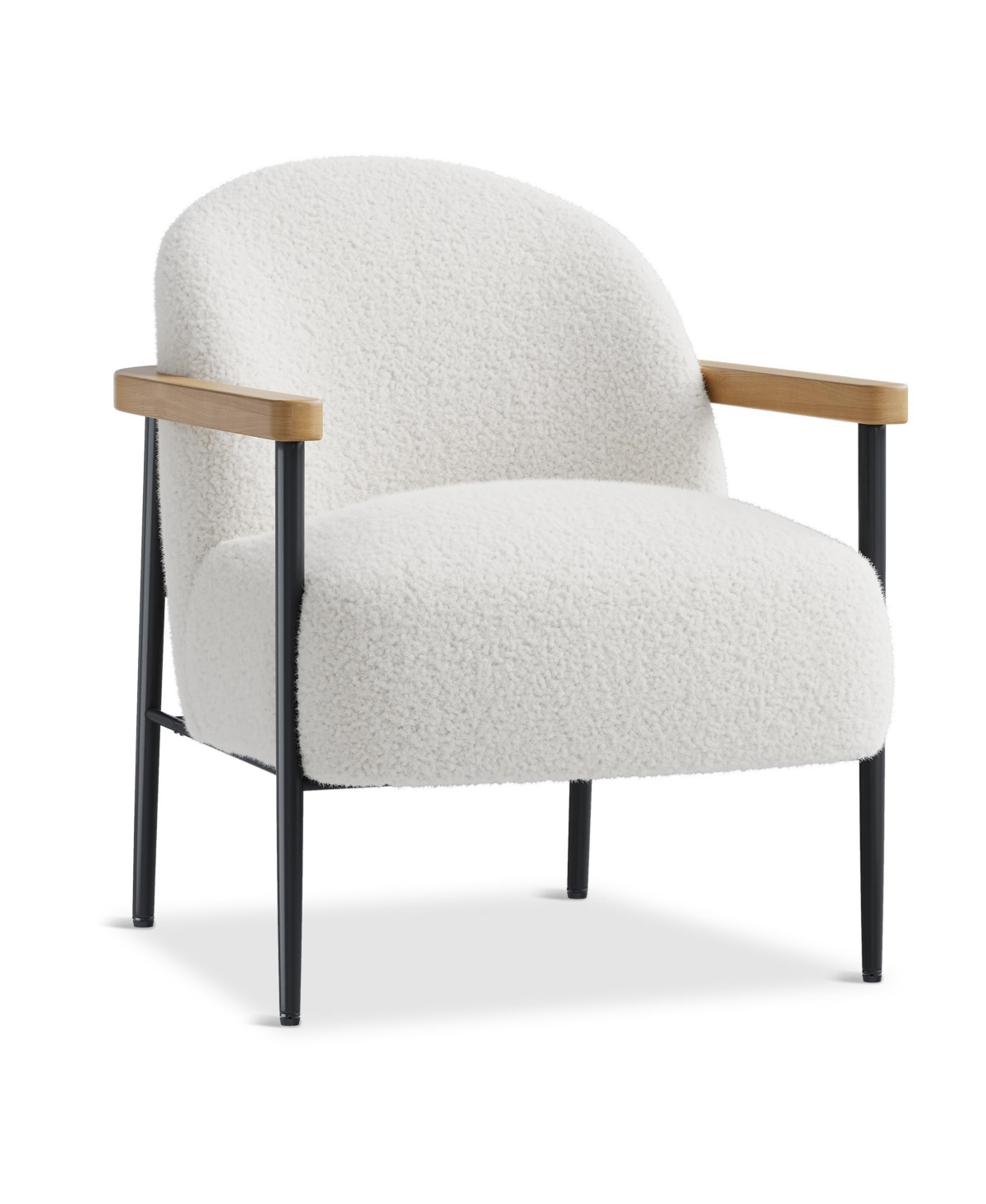 Click here for homfan Mid-Century Modern Accent Chair with S-Spri... prices