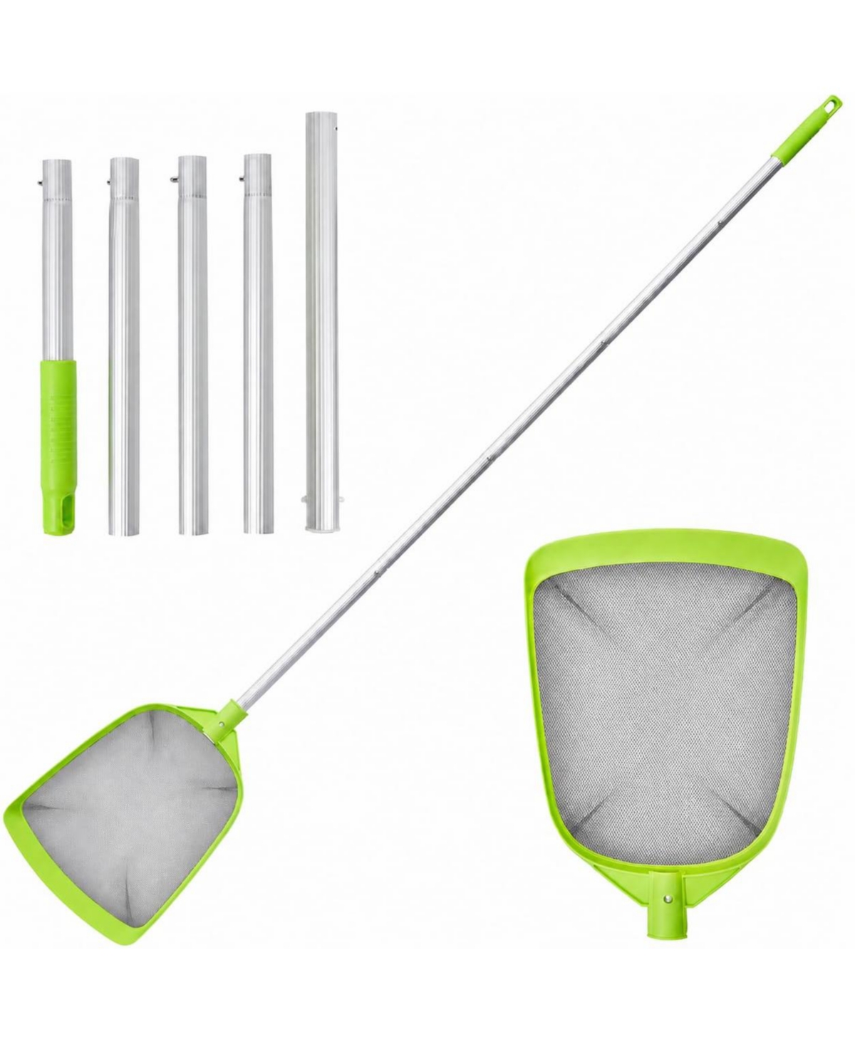 Click here for Xdovet Pool Skimmer Net Rake Pole Leaf Debris Mesh... prices