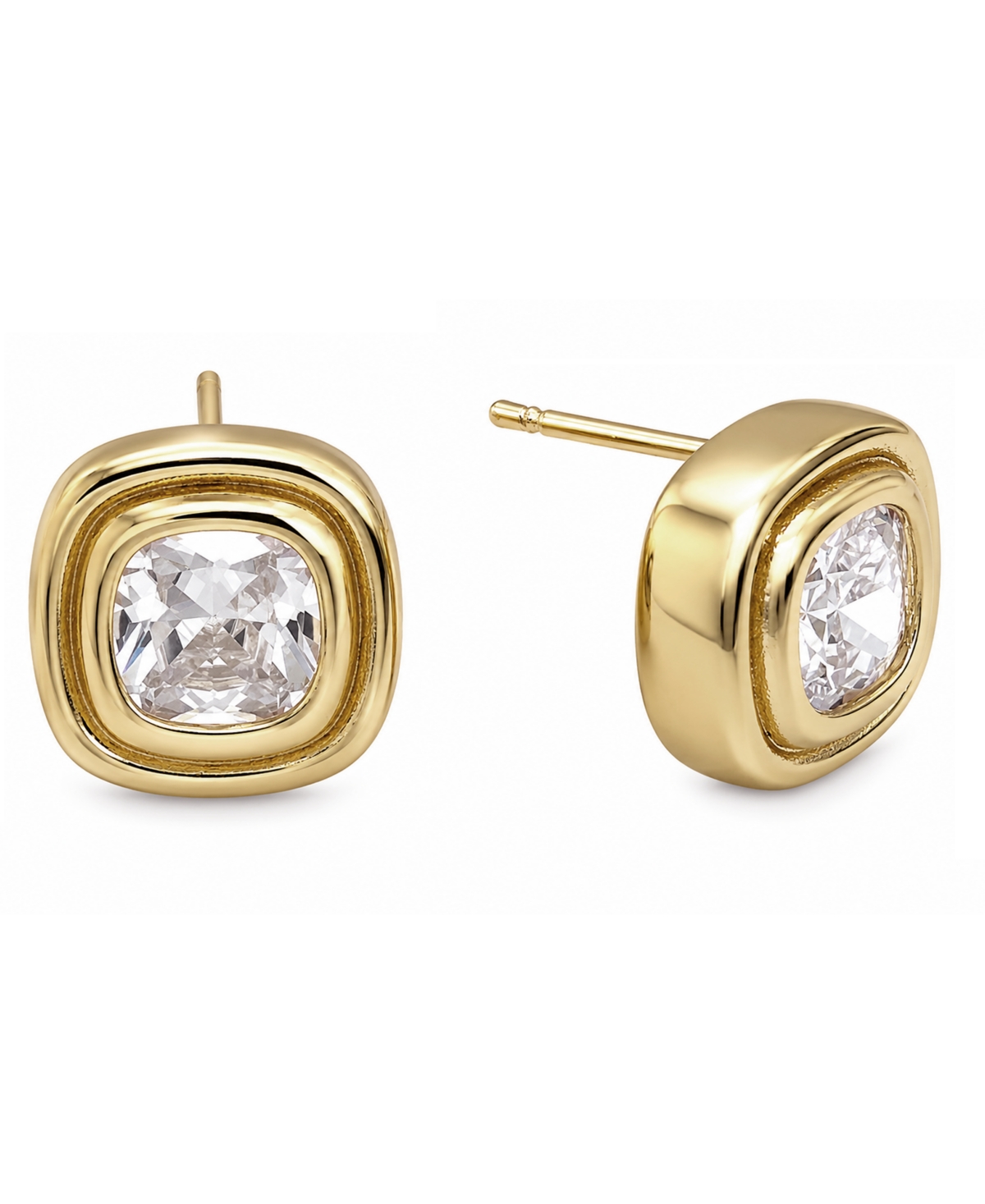 Click here for And Now This Cubic Zirconia Gold-Tone Plated Squar... prices
