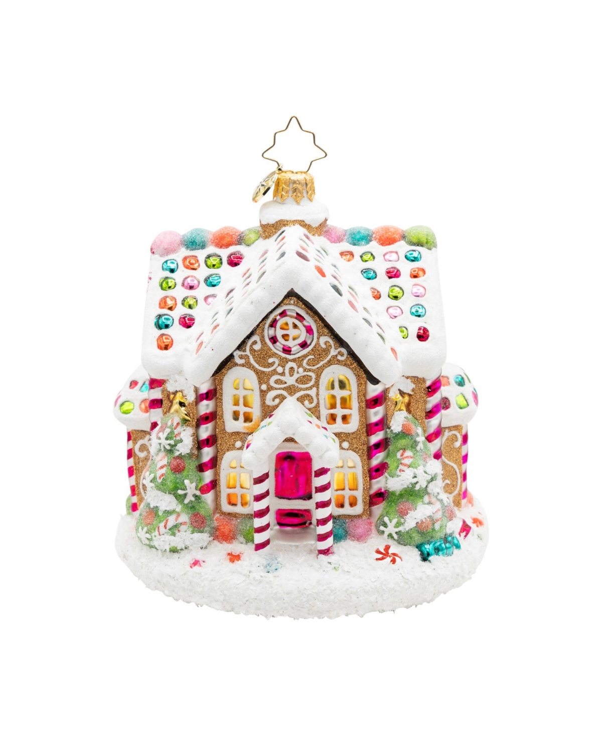 Click here for Christopher Radko 5.25 Sweet Treat House Ornament... prices