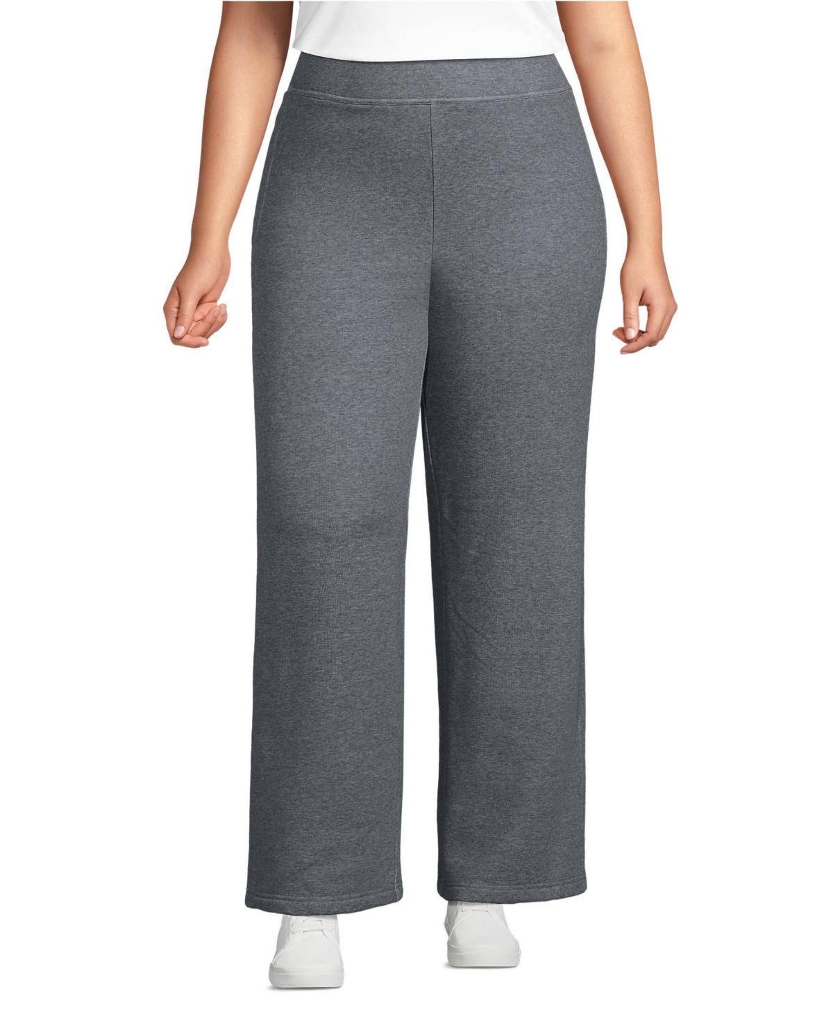 Click here for Lands End Plus Size Serious Sweats High Rise Fleec... prices