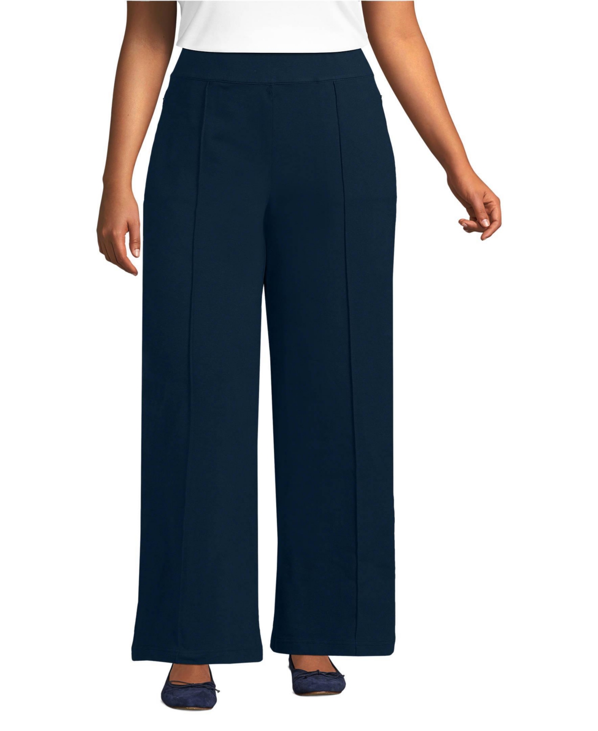Click here for Lands End Womens Starfish High Rise Palazzo Pants... prices