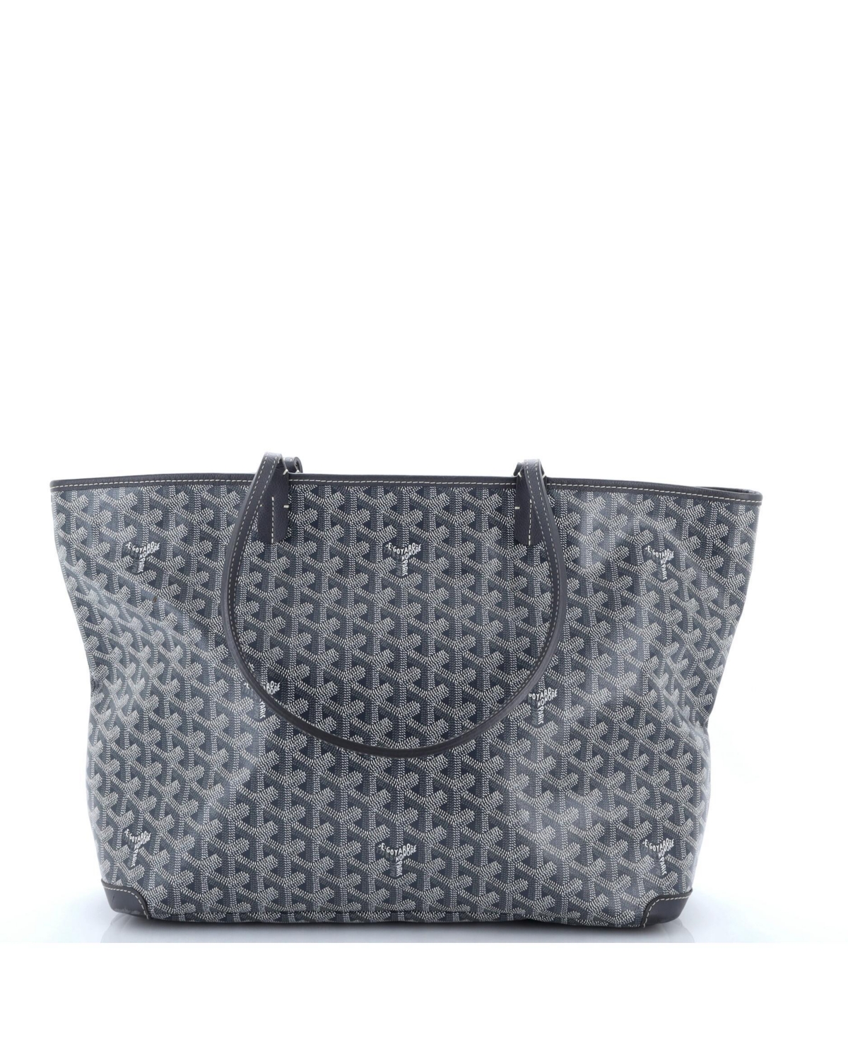 Click here for Pre-Owned Goyard Mm Artois Tote Coated Canvas - Gr... prices
