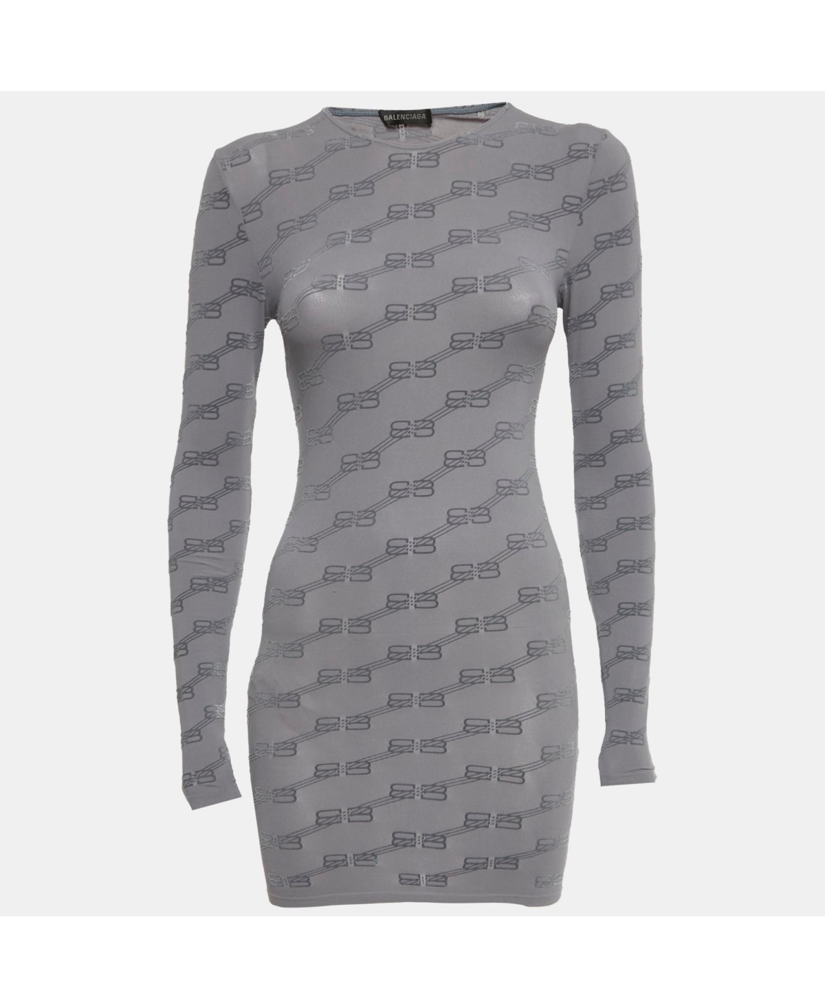 Click here for Pre-Owned Balenciaga Womens Jacquard Fitted Dresse... prices