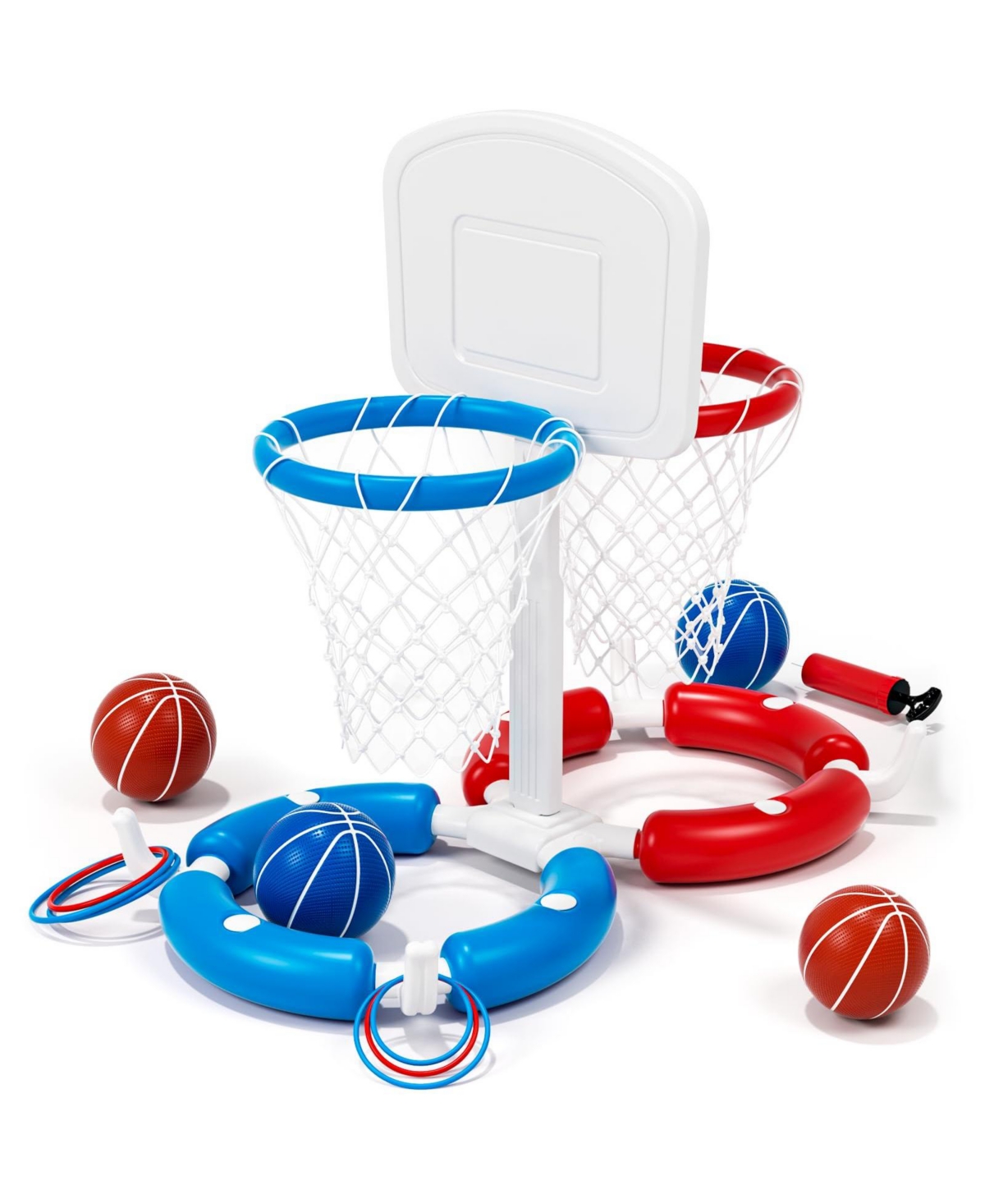 Click here for Gnuadz 2-in-1 Pool Basketball Hoop Ring Toss Game... prices