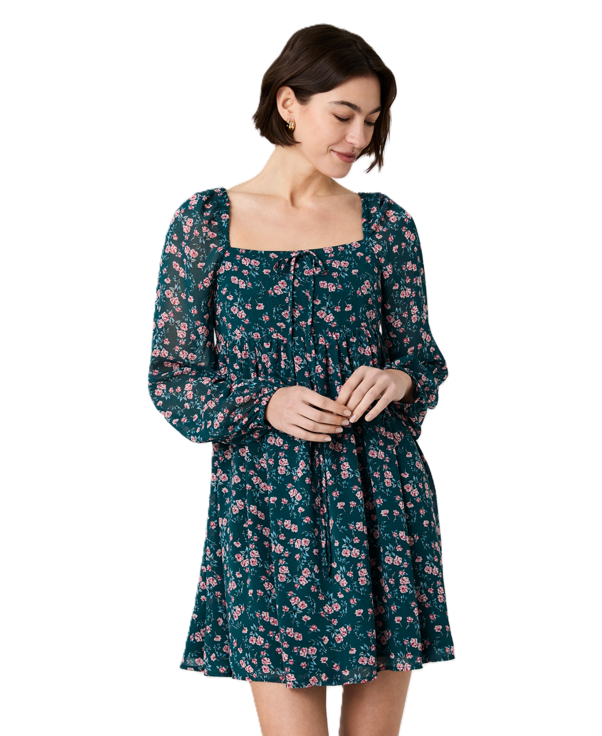 Click here for French Connection Womens Square Neck Fitted Bodice... prices