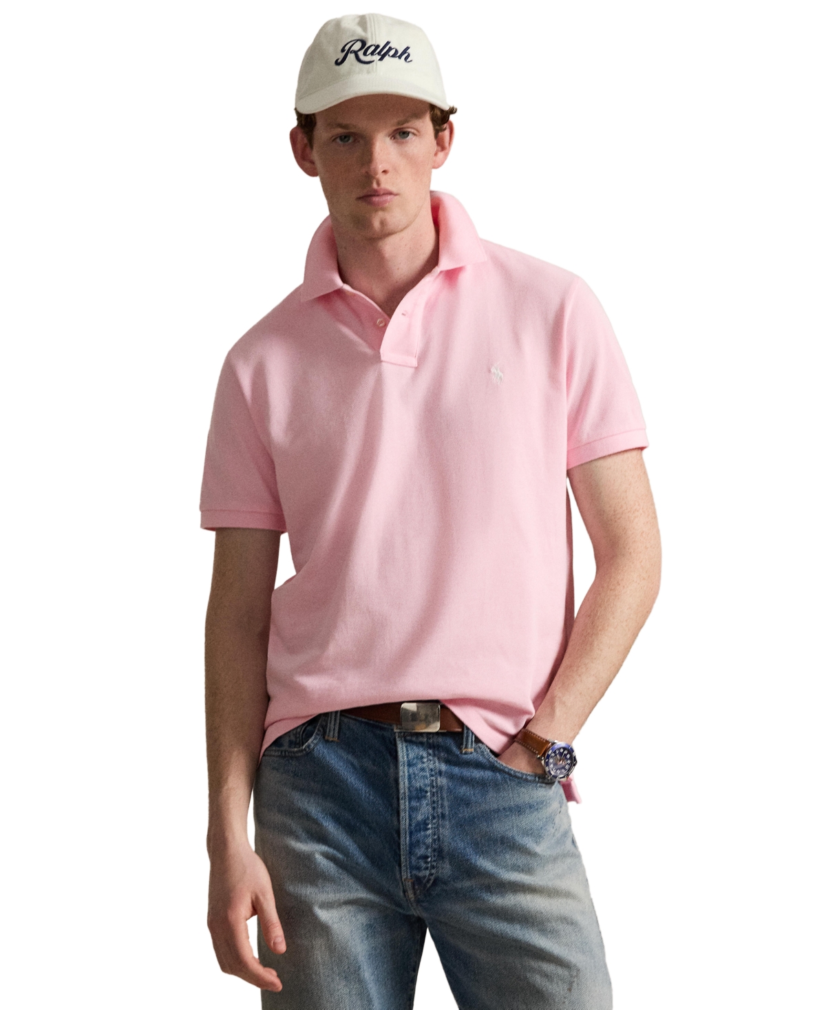 Click here for Polo Ralph Lauren Mens Classic-Fit Mesh Polo Shirt... prices