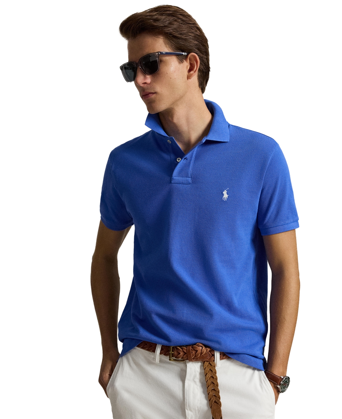 Click here for Polo Ralph Lauren Mens Classic-Fit Mesh Polo Shirt... prices