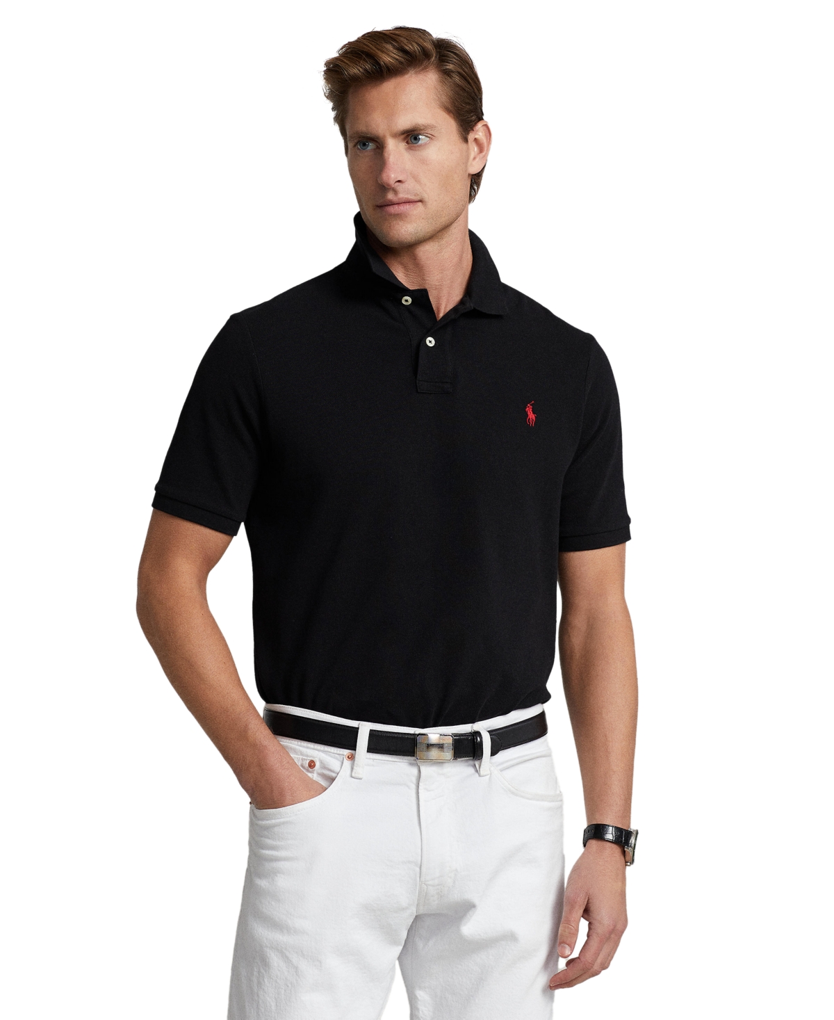 Click here for Polo Ralph Lauren Mens Classic-Fit Mesh Polo Shirt... prices