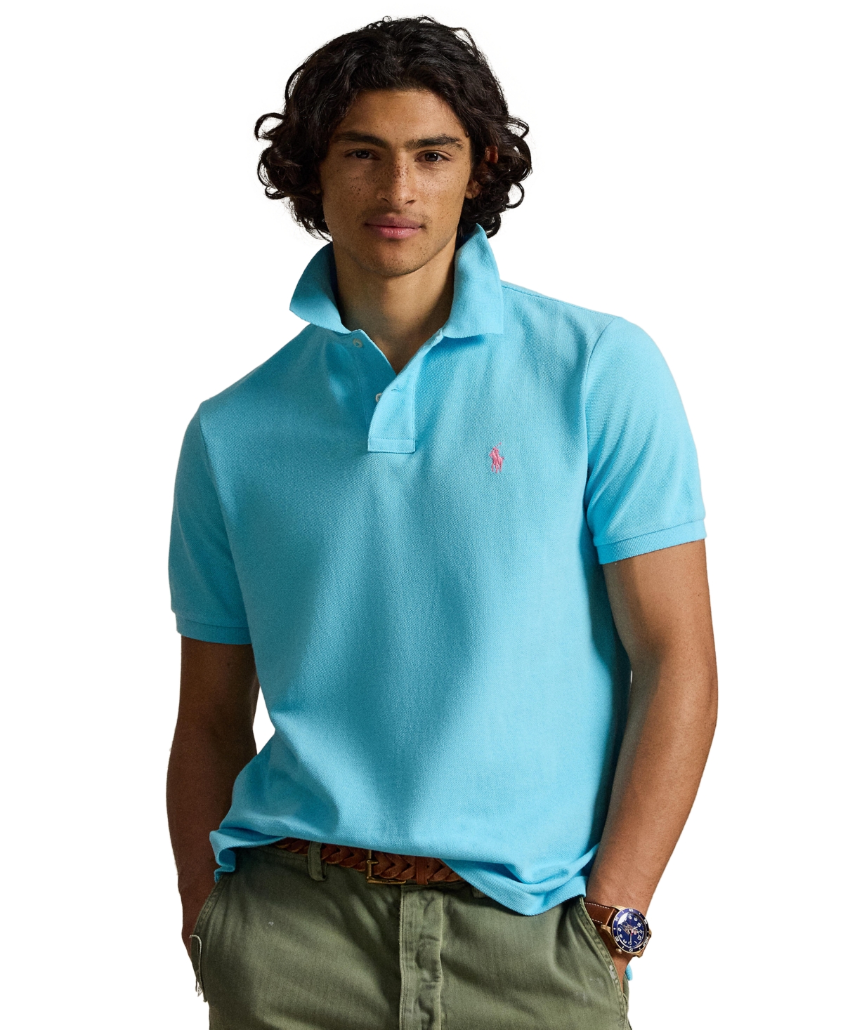 Click here for Polo Ralph Lauren Mens Classic-Fit Mesh Polo Shirt... prices