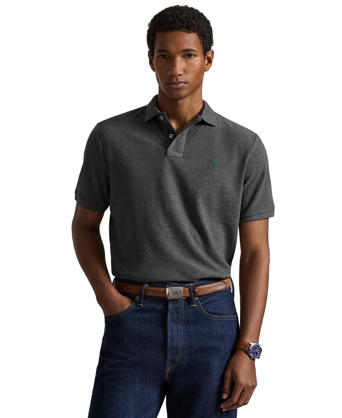 Click here for Polo Ralph Lauren Mens Classic-Fit Mesh Polo Shirt... prices