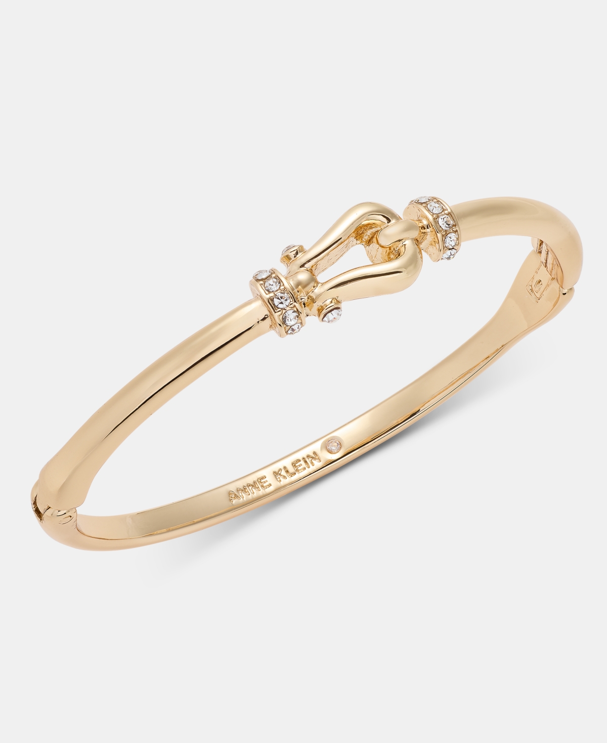 Click here for Anne Klein Pave Link Bangle Bracelet - Crystal prices