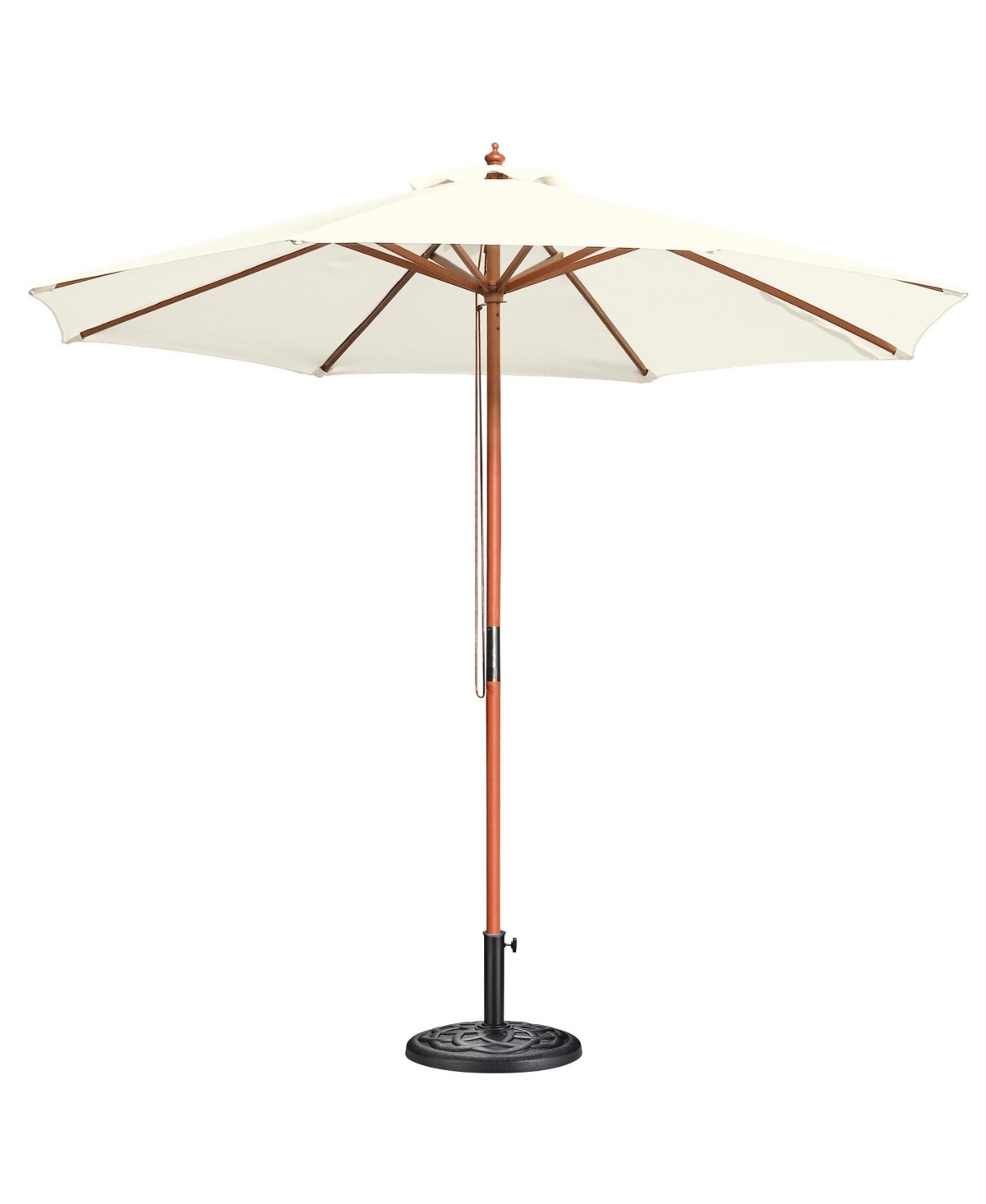 Click here for Yescom 9 Feet Solid Wood Patio Umbrella with Retro... prices