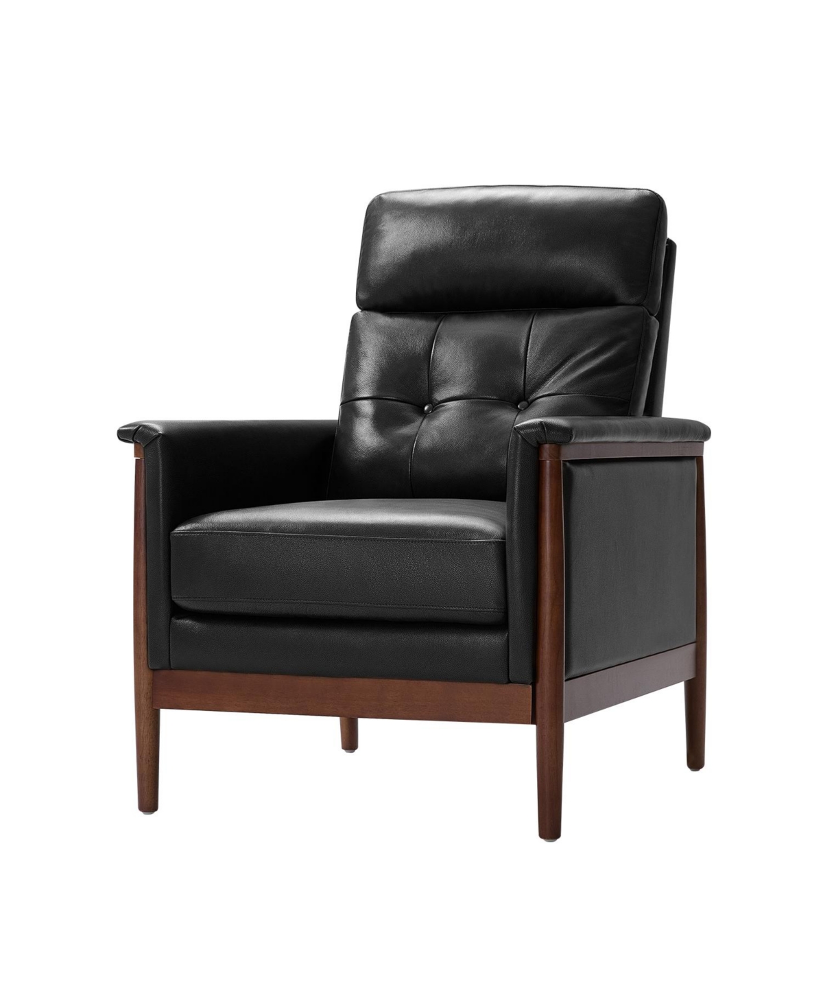 Click here for Hulala Home Zenaido Mid-Century Modern Genuine Lea... prices