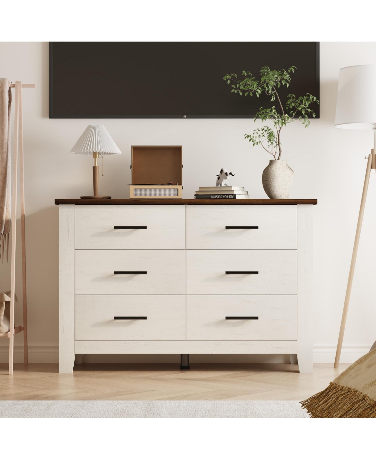 Click here for gaomon 6 Drawer Dresser for Bedroom  47 Wide Chest... prices
