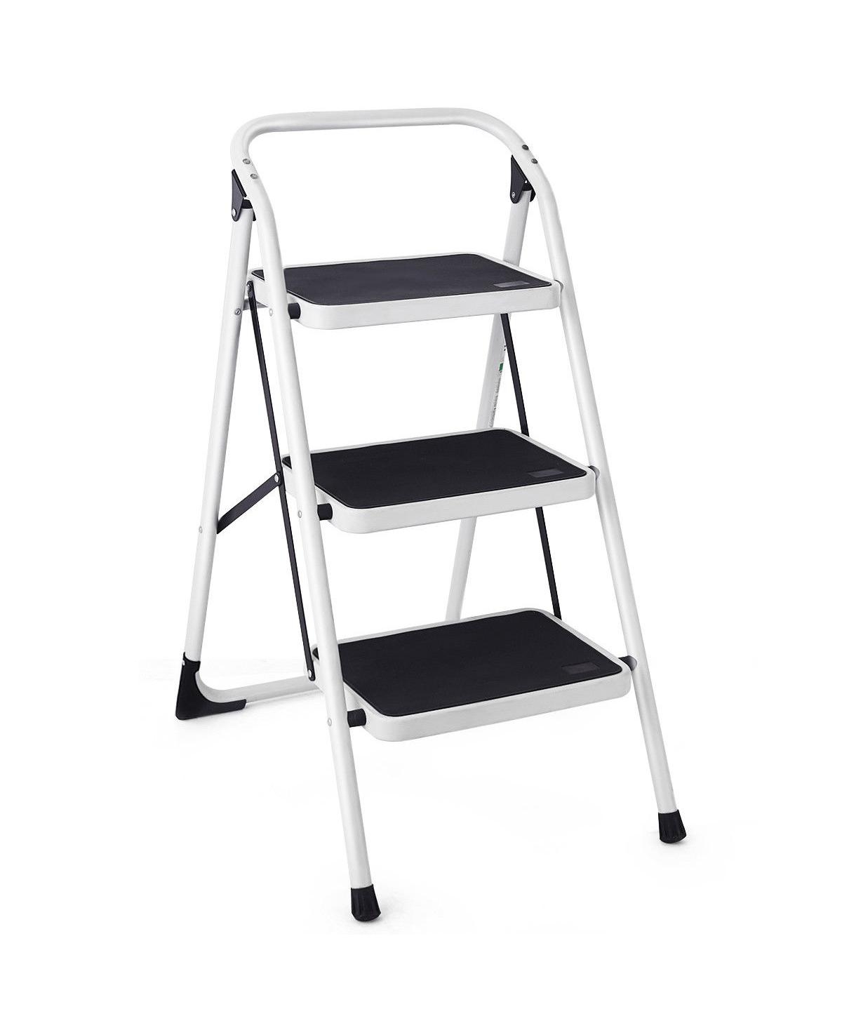Click here for Costway 3 Step Lightweight Ladder Hd Platform Fold... prices