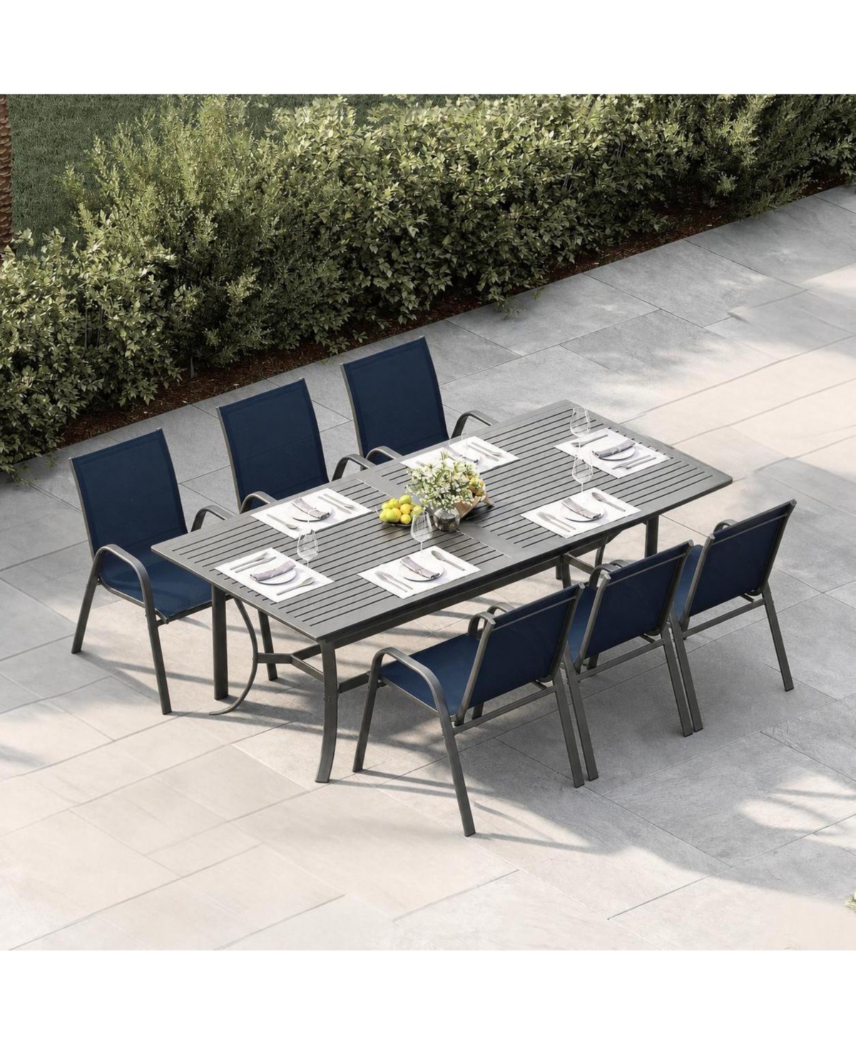 Click here for homfan Set of 6 Stackable Patio Chairs â Outdoor... prices