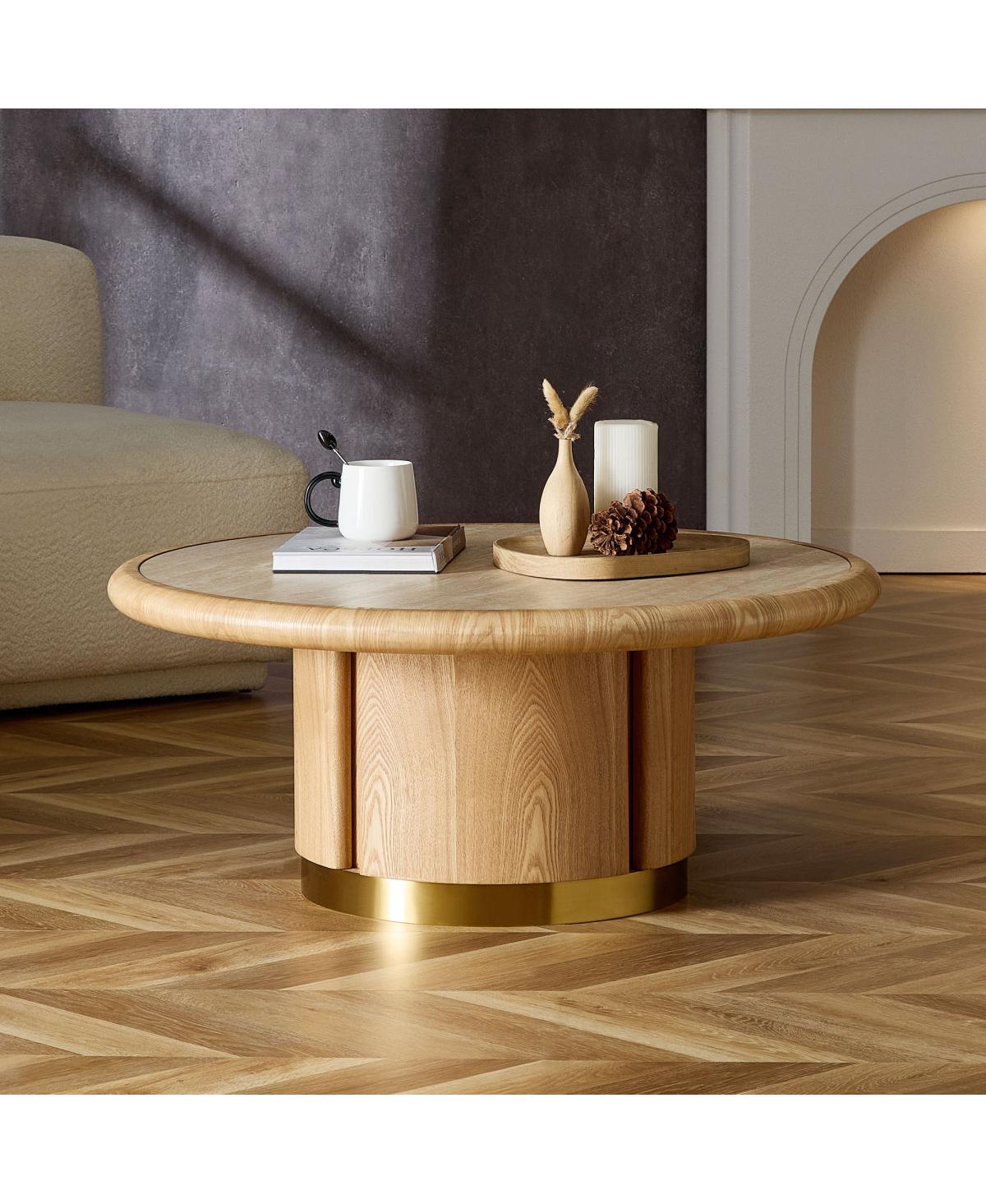 Click here for Streamdale Furniture 35.43 Round Sintered Stone Co... prices